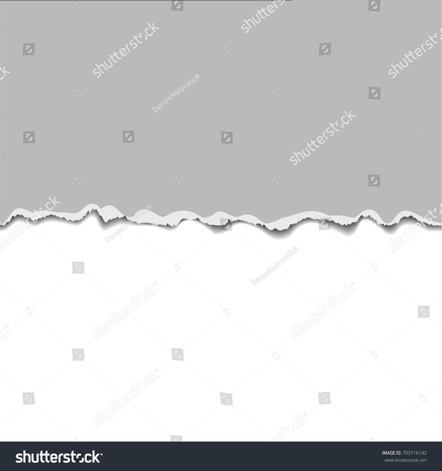 Ripped Paper Template: เวกเตอร์สต็อก (ปลอดค่าลิขสิทธิ์) 703716142 ...