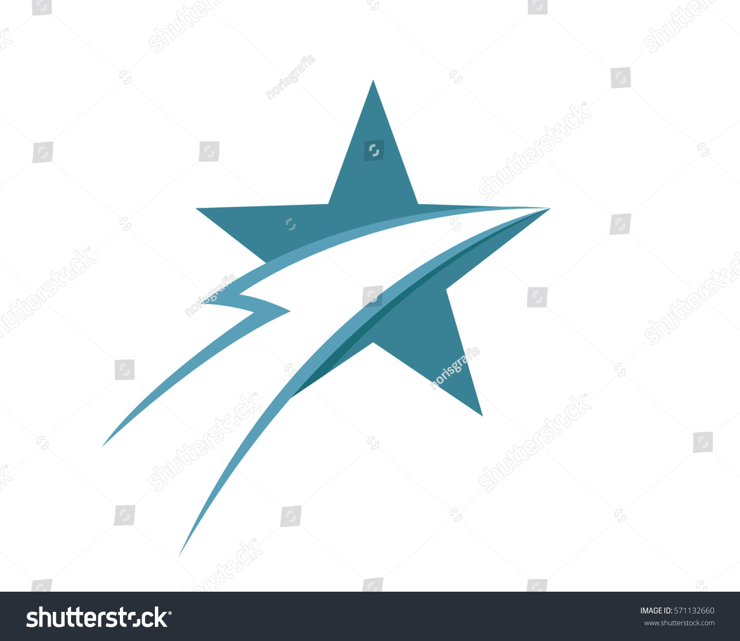 Rising Star Stock Vector (Royalty Free) 571132660