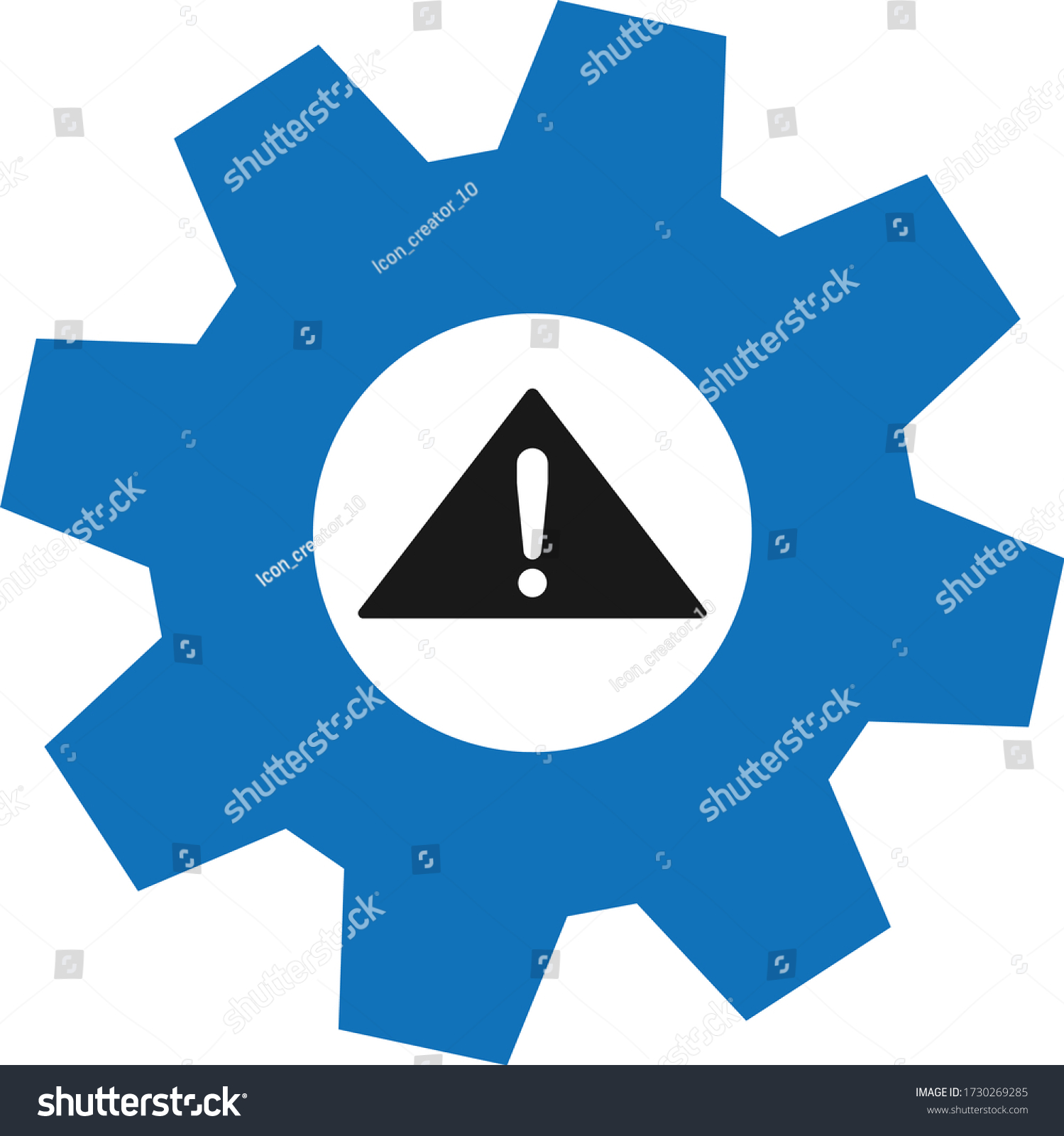 Risk Management Icon Risk Analysis Iconvector Stock Vector (Royalty ...