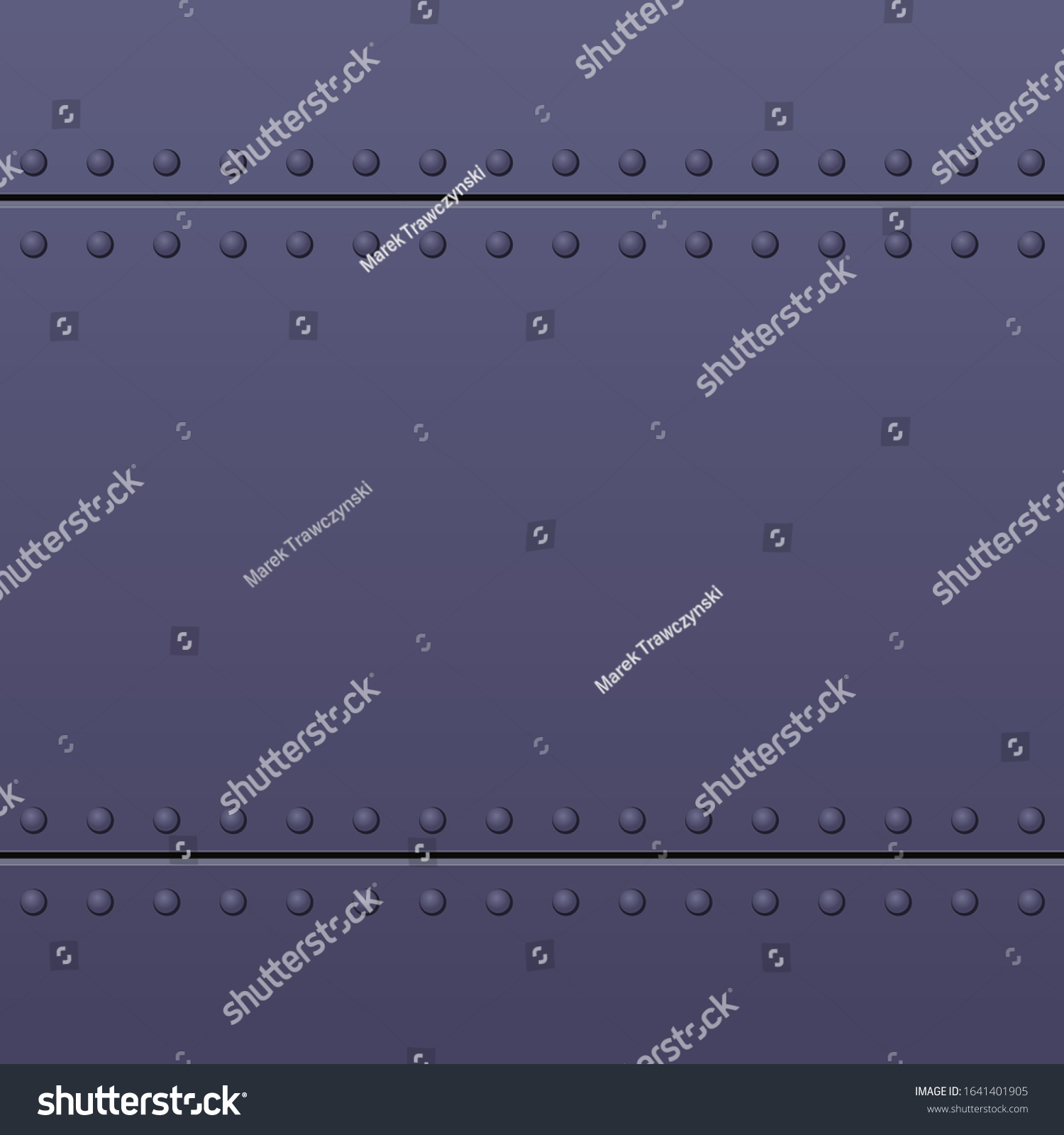 Riveted Panel Copy Space Stock Vector (Royalty Free) 1641401905