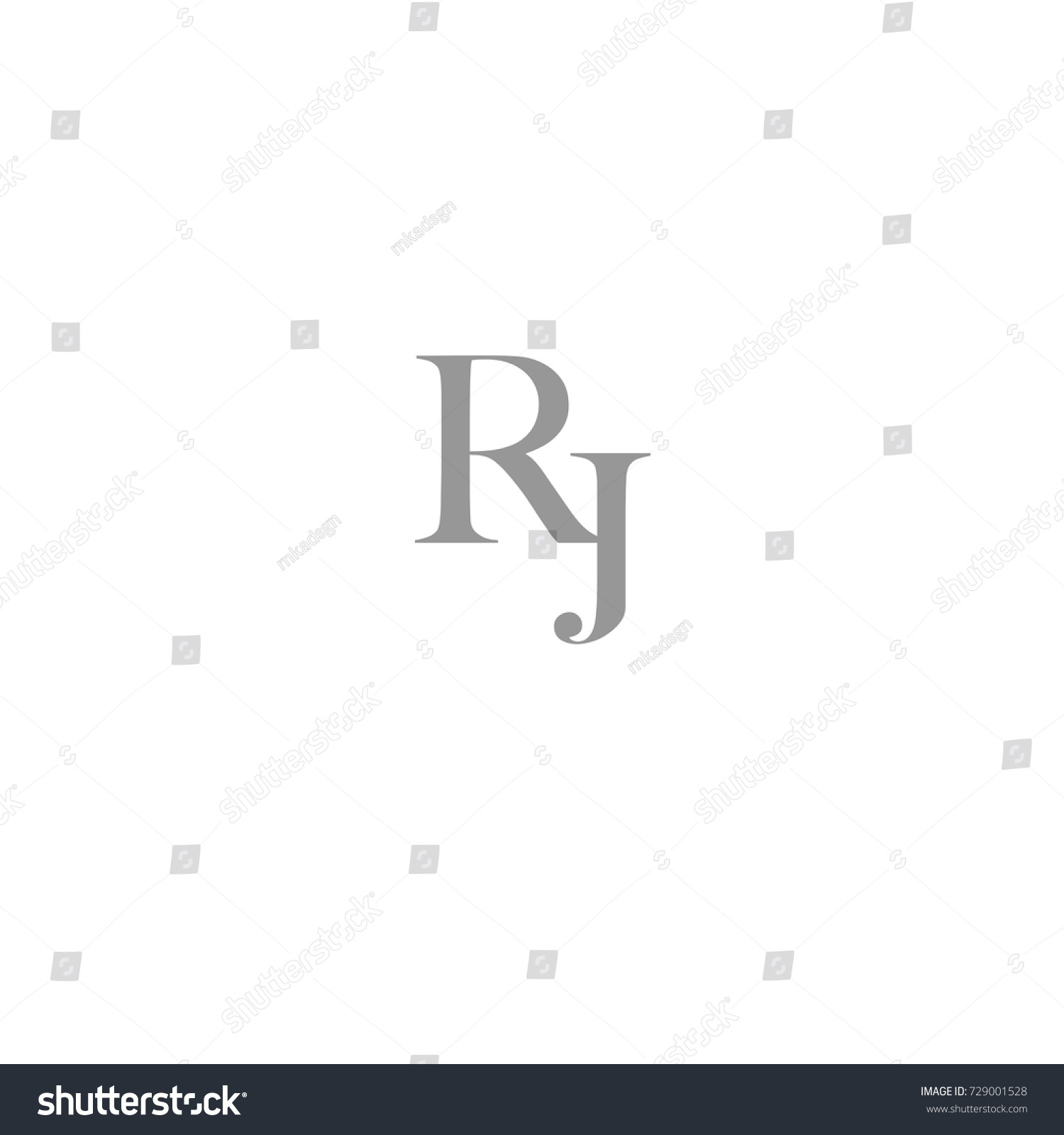 Rj Letter Logo Icon Vector Element Stock Vector (Royalty Free ...
