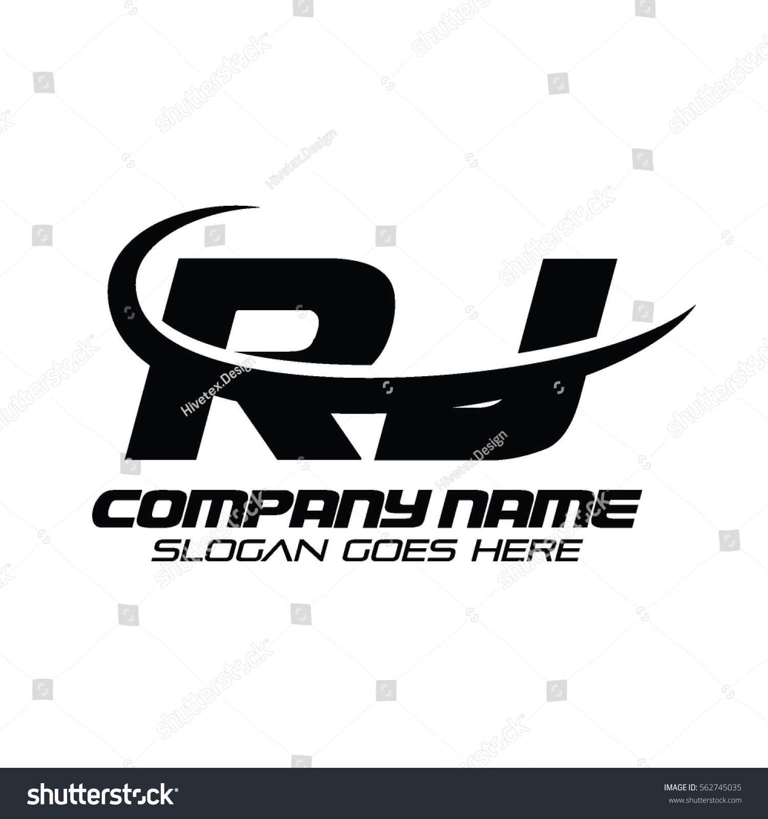 Rj Logo Stock Vector (Royalty Free) 562745035 | Shutterstock