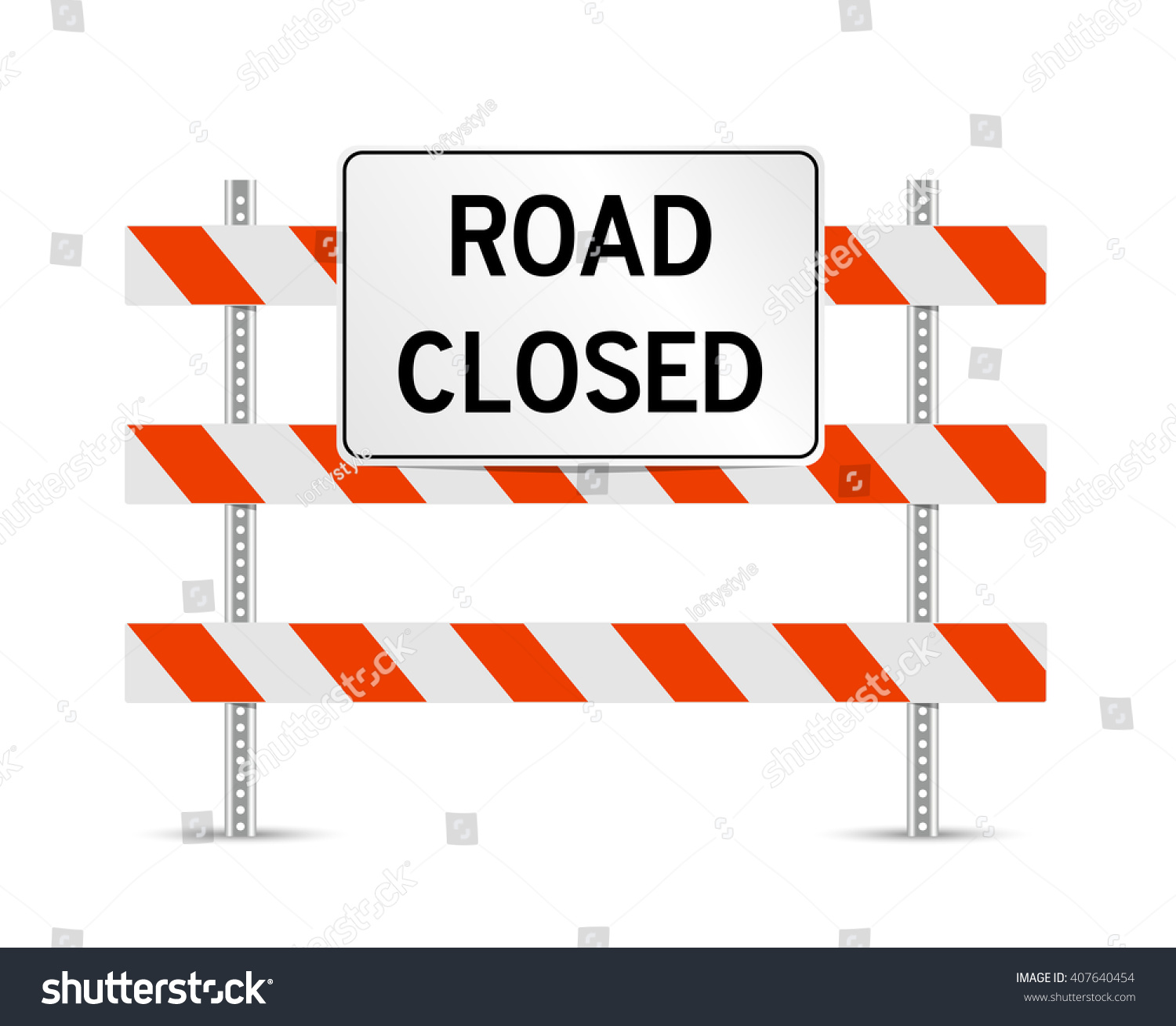 31,984 Road closed sign Images, Stock Photos & Vectors | Shutterstock