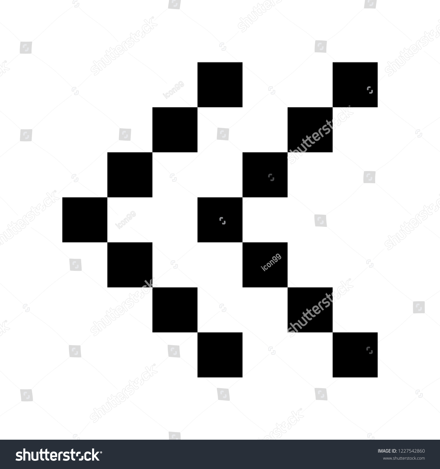 Road Diversion Arrows Stock Vector (Royalty Free) 1227542860 | Shutterstock