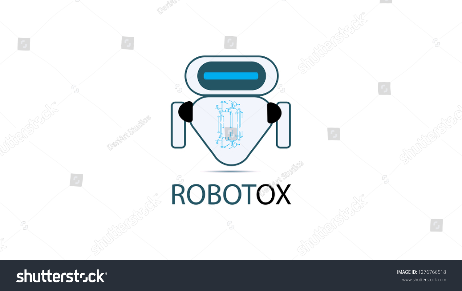 Robot Android Icon Logo Modern Design Stock Vector (Royalty Free ...