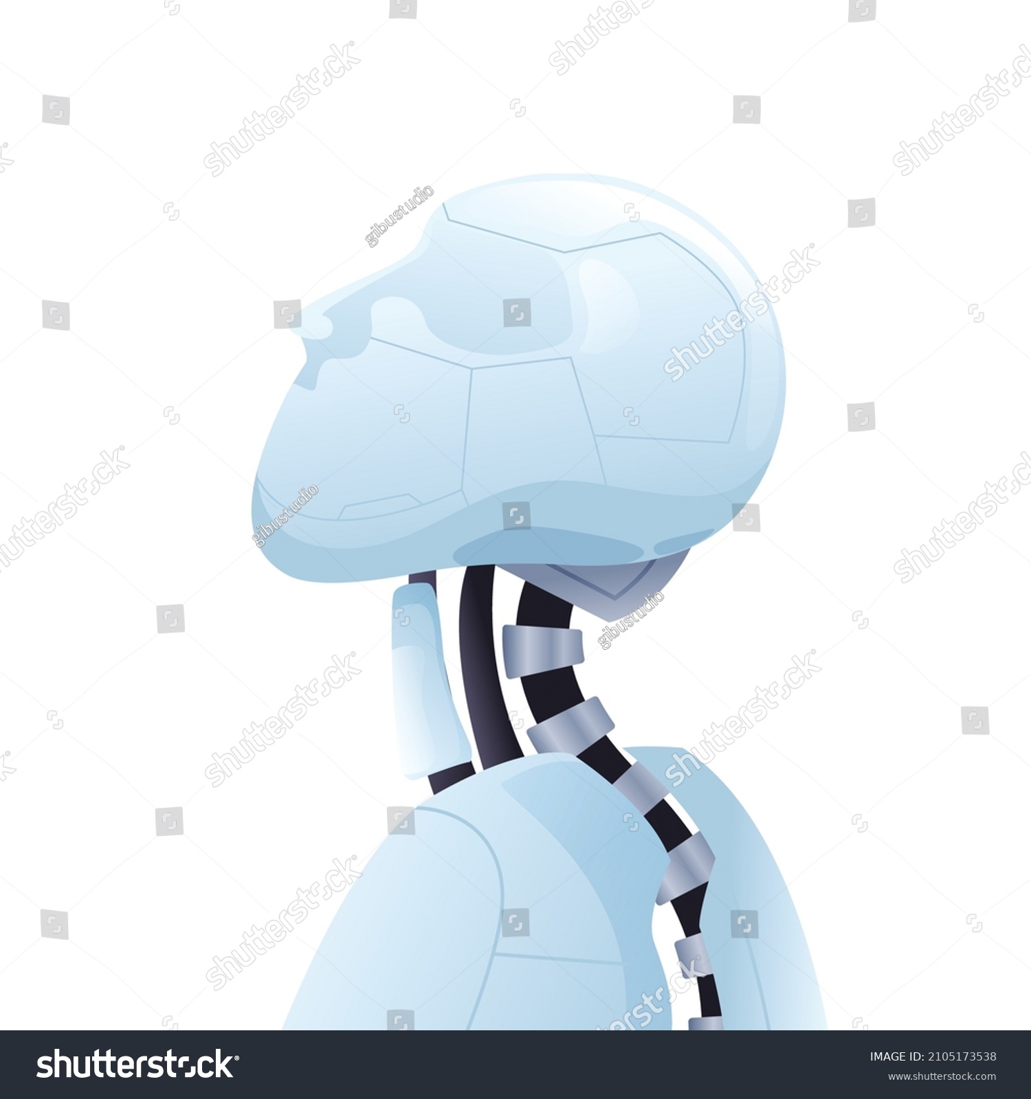 Robot Humanoid Side View Isolated On: เวกเตอร์สต็อก (ปลอดค่าลิขสิทธิ์ ...