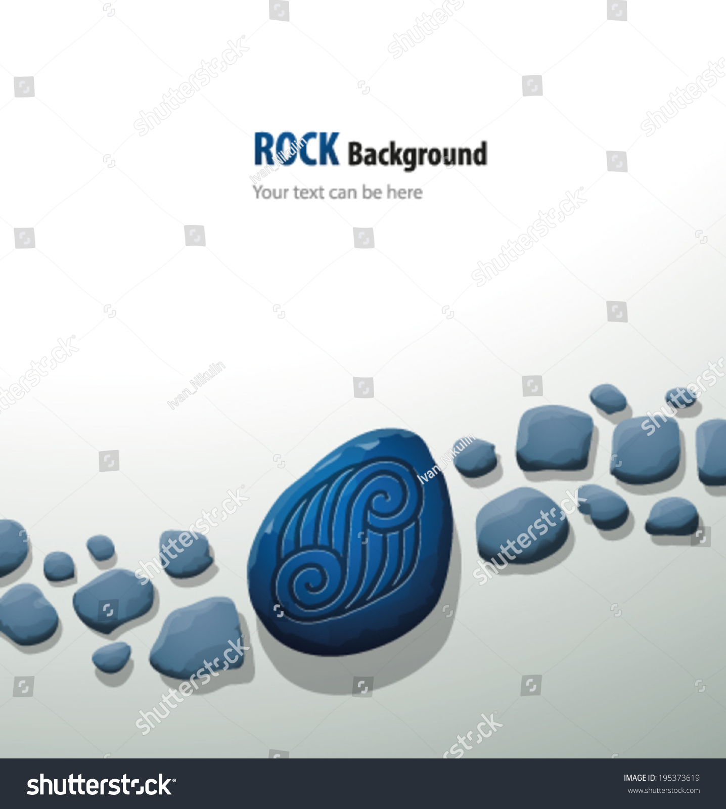 Rock Signs Background Vector Stock Vector (Royalty Free) 195373619 ...
