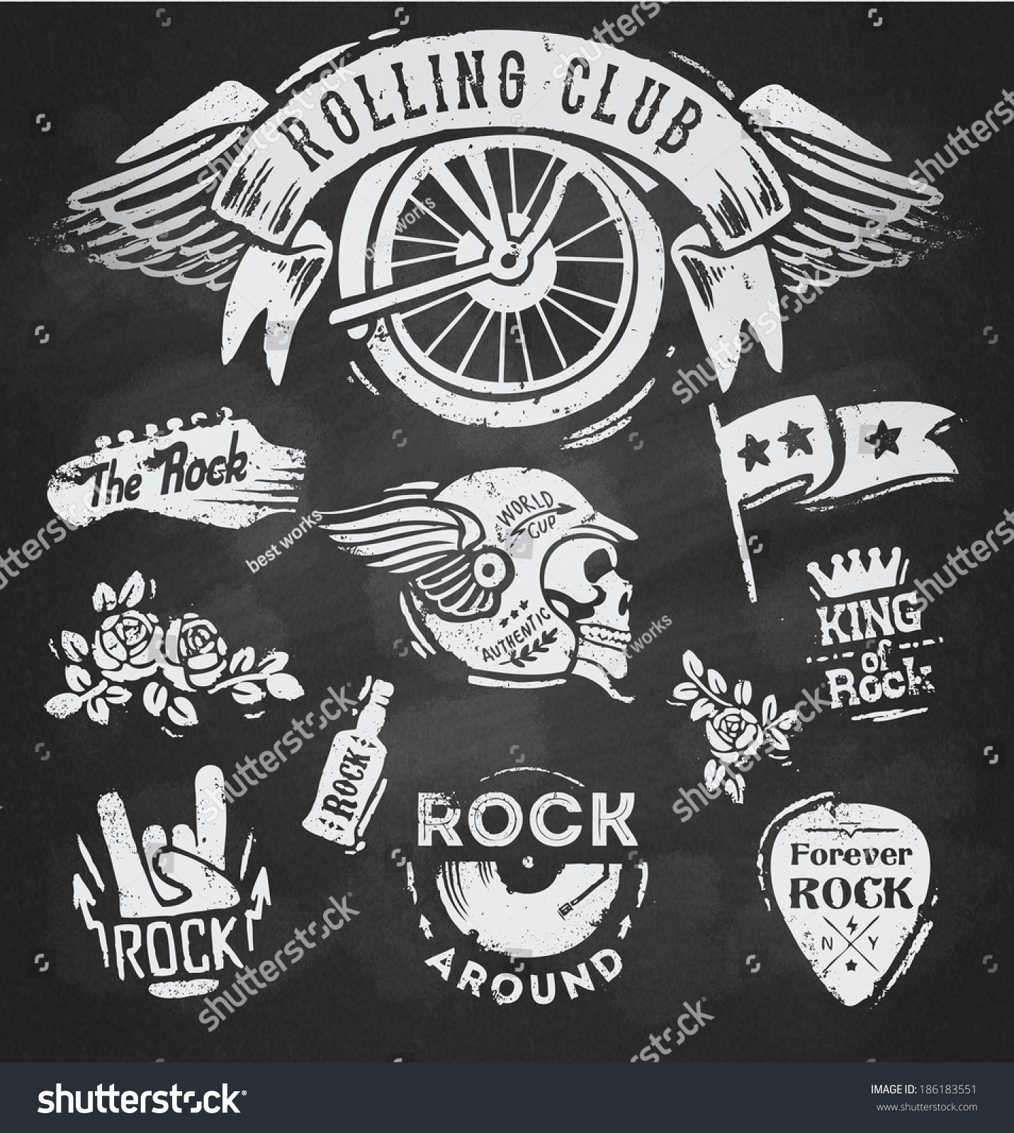 733 Rock themed badges Images, Stock Photos & Vectors | Shutterstock