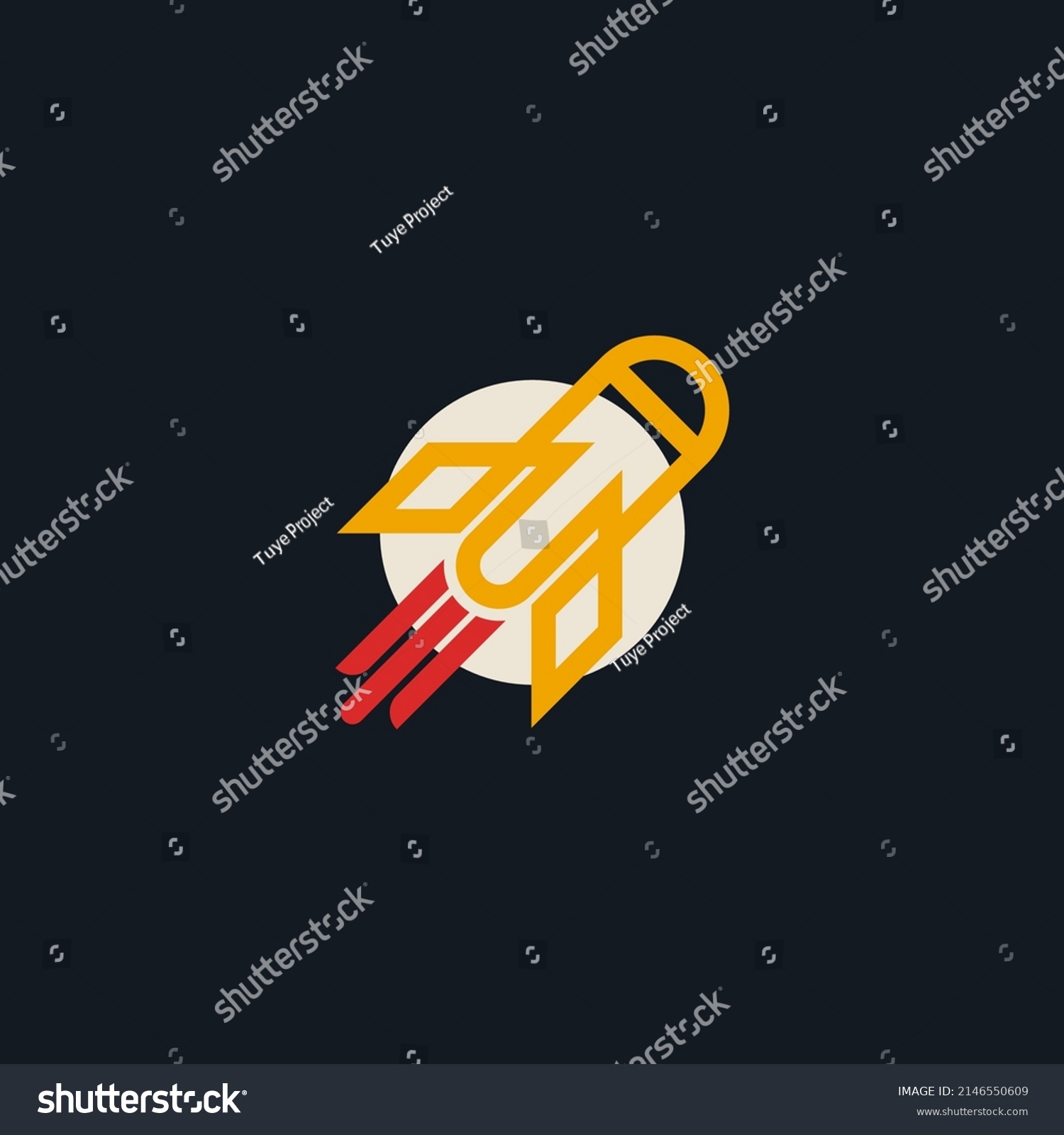 Rocket Ballistic Icon Logo Design Stock Vector (Royalty Free ...