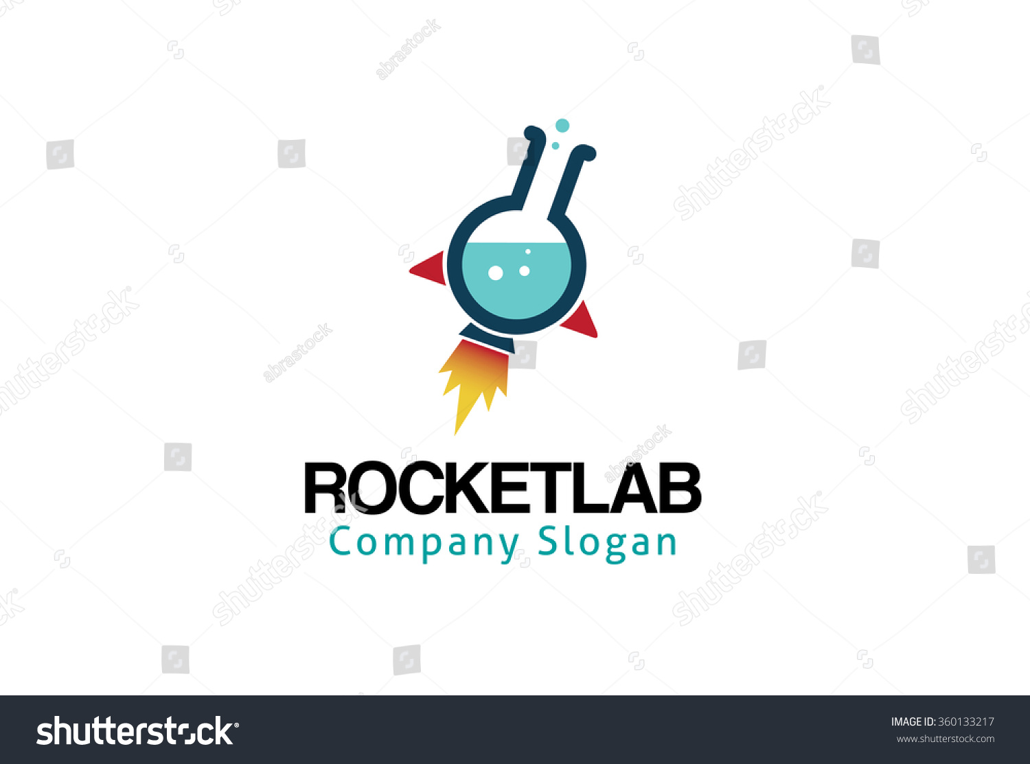 Rocket Lab Logo Design Illustration Stock Vector (Royalty Free ...