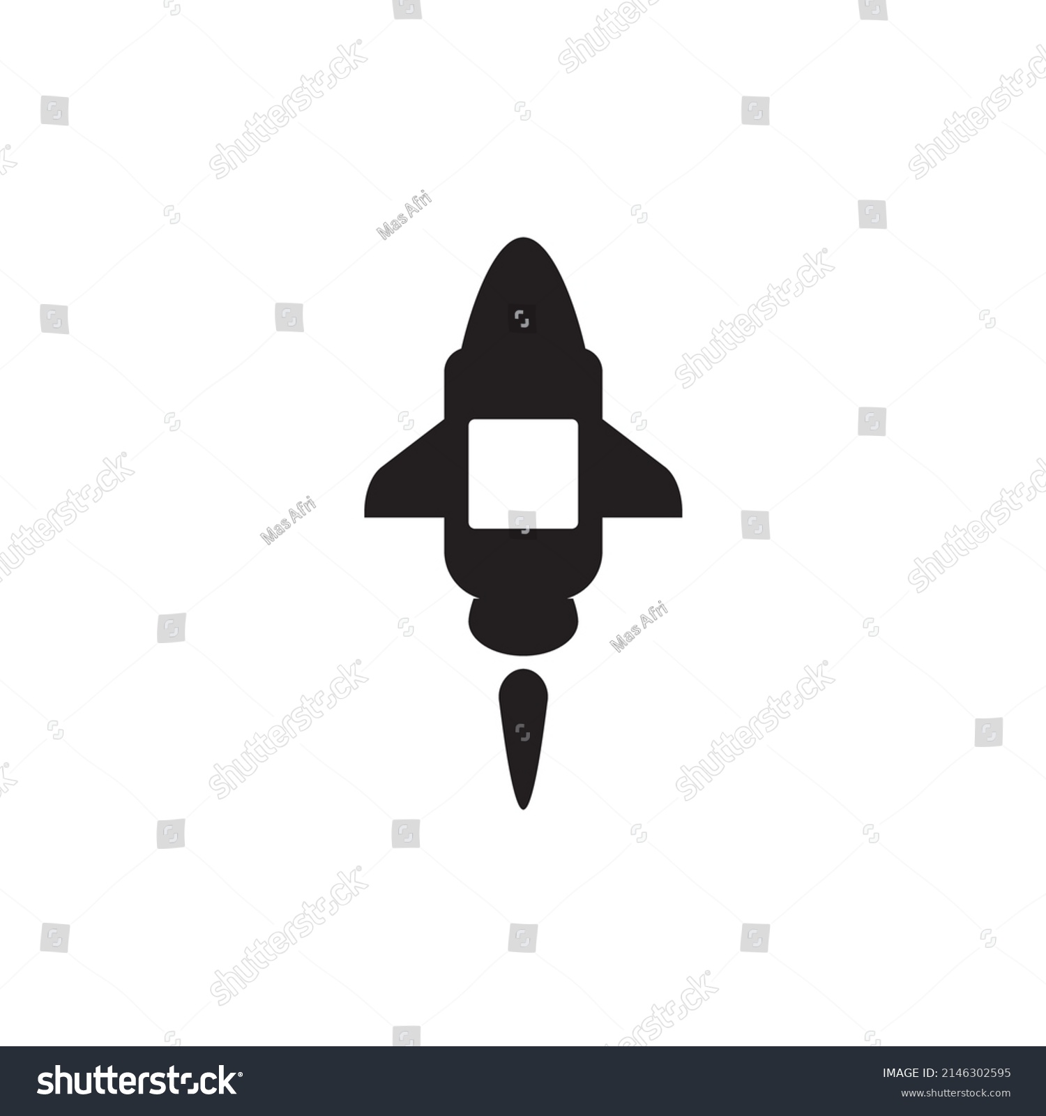 Rocket Logo Vector Ilustration Design Template Stock Vector (Royalty ...