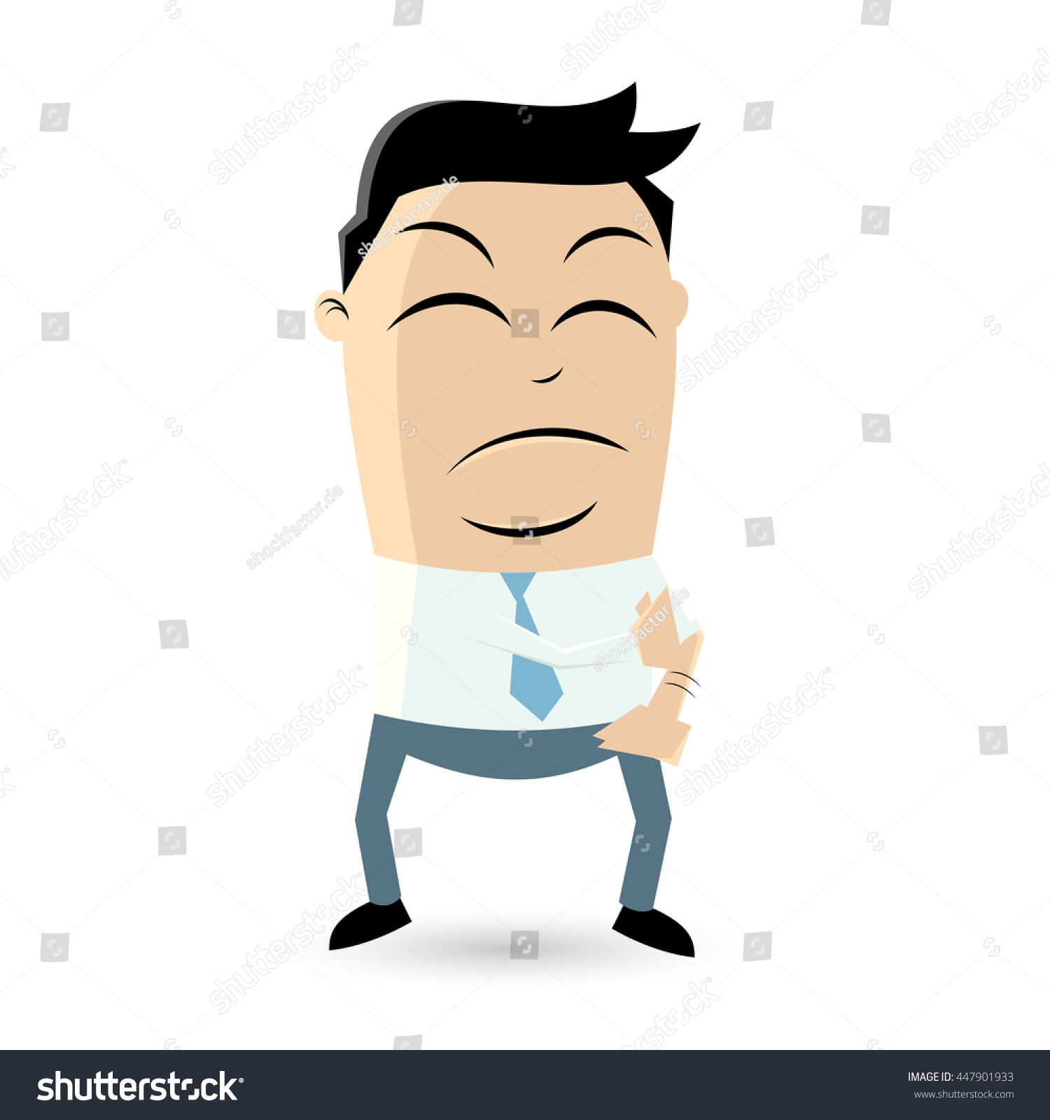 Roll Your Sleeves Comic Clipart Stock Vector (Royalty Free) 447901933 ...