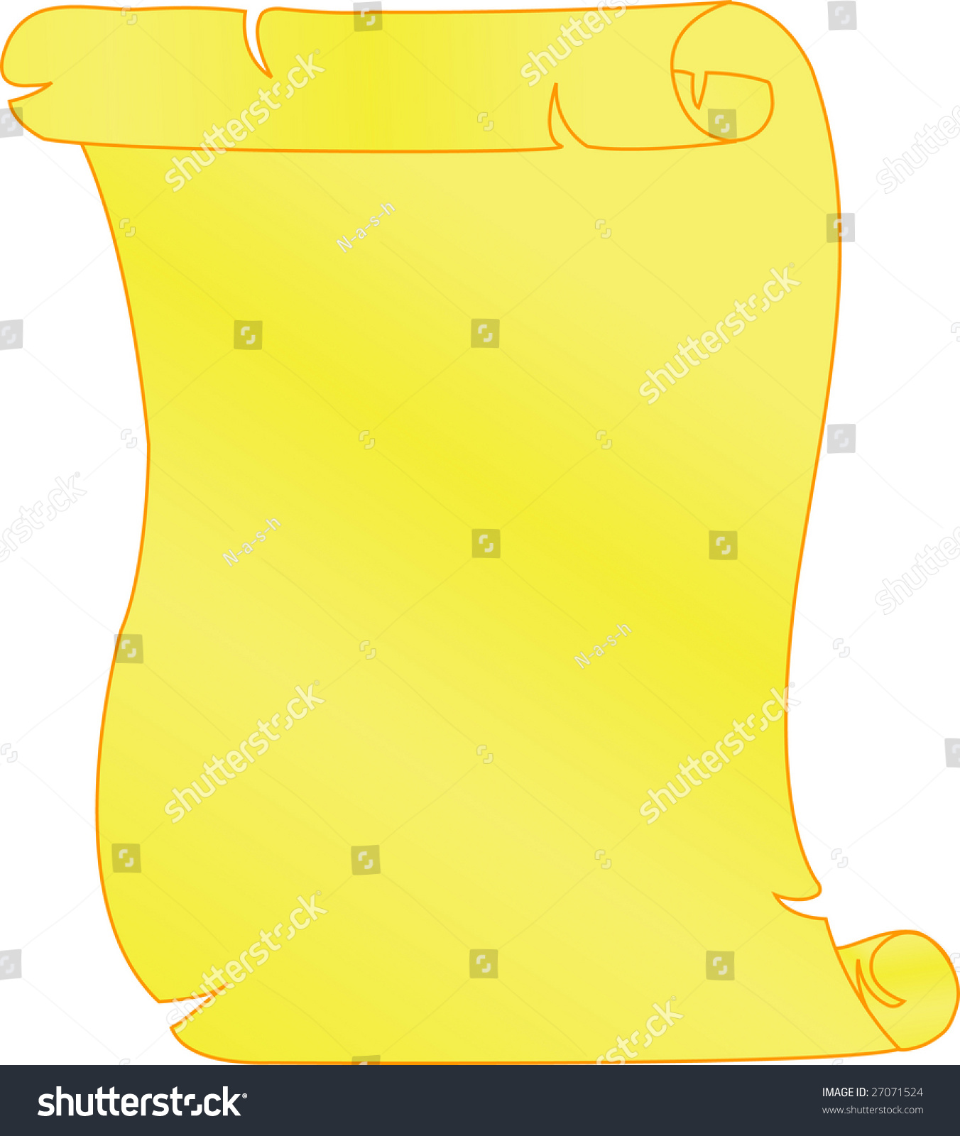 Rolled Parchment Illustration Stock Vector (Royalty Free) 27071524 ...
