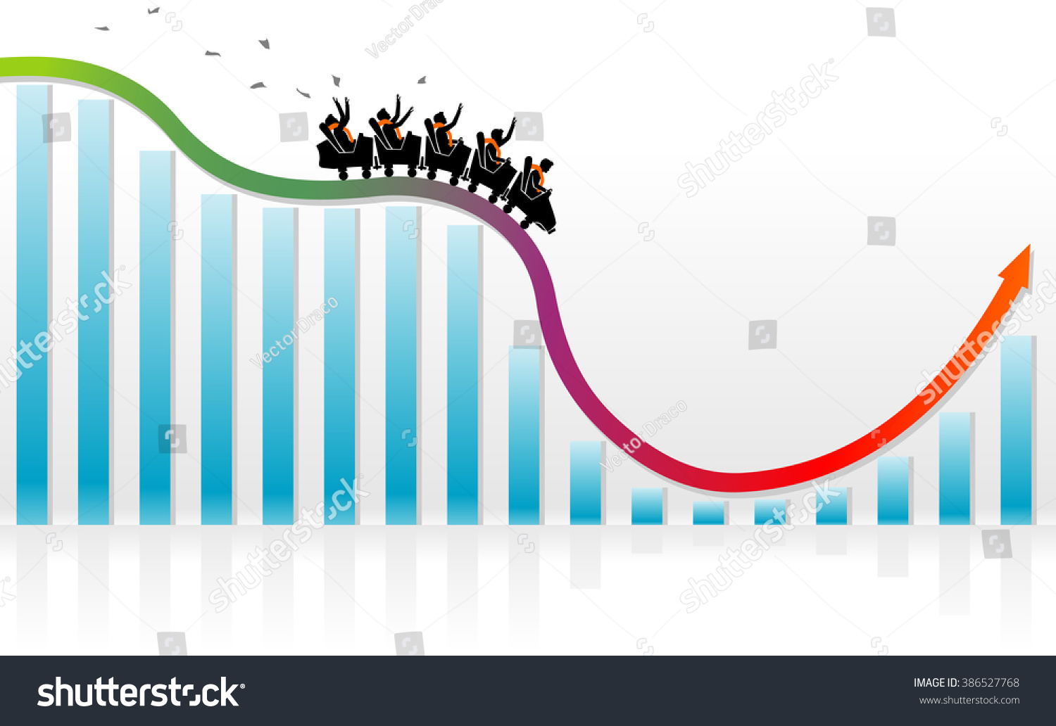 760 Business roller coaster Stock Vectors, Images & Vector Art ...