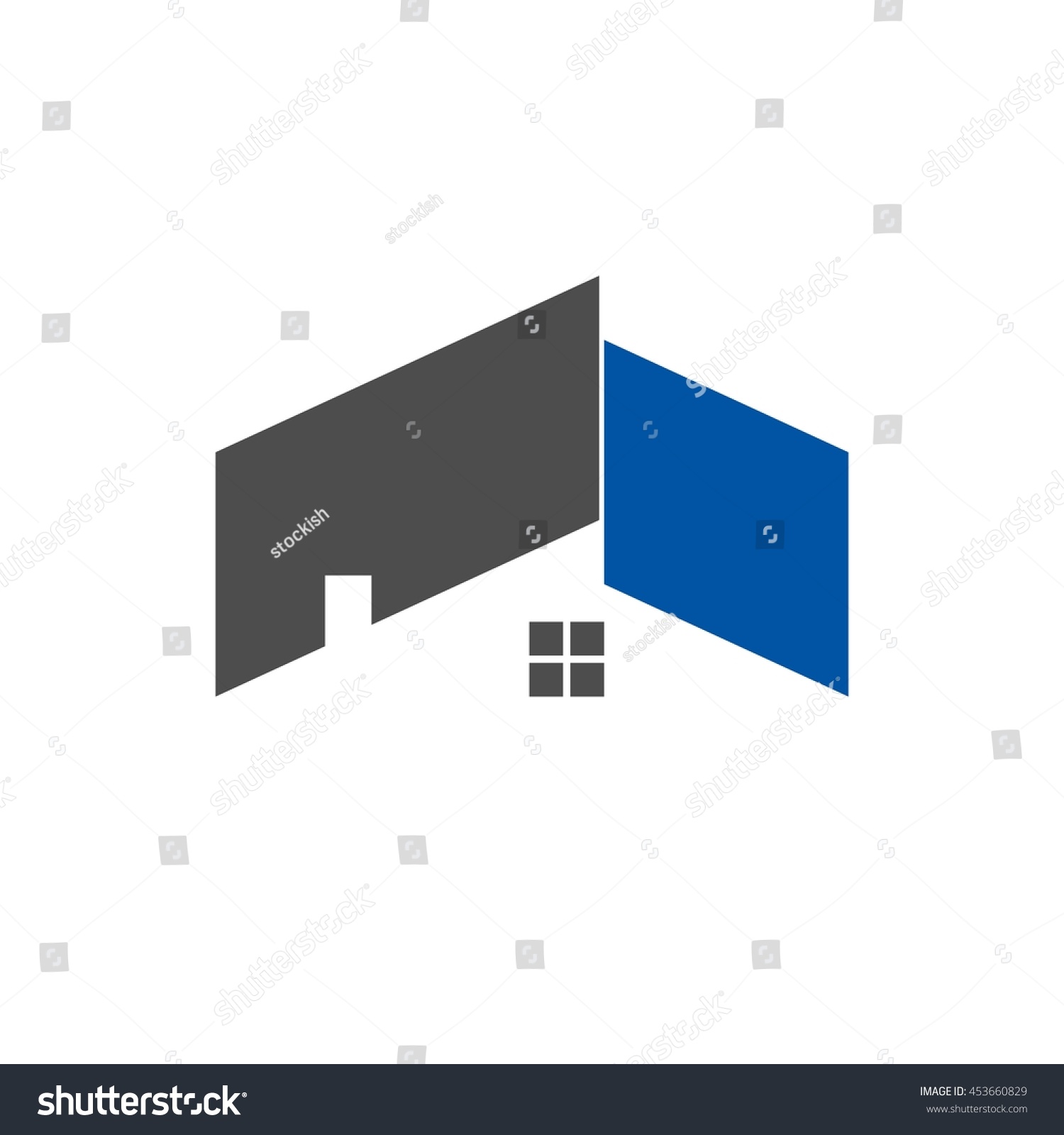 Roof Logo Vector Stock Vector (Royalty Free) 453660829 | Shutterstock