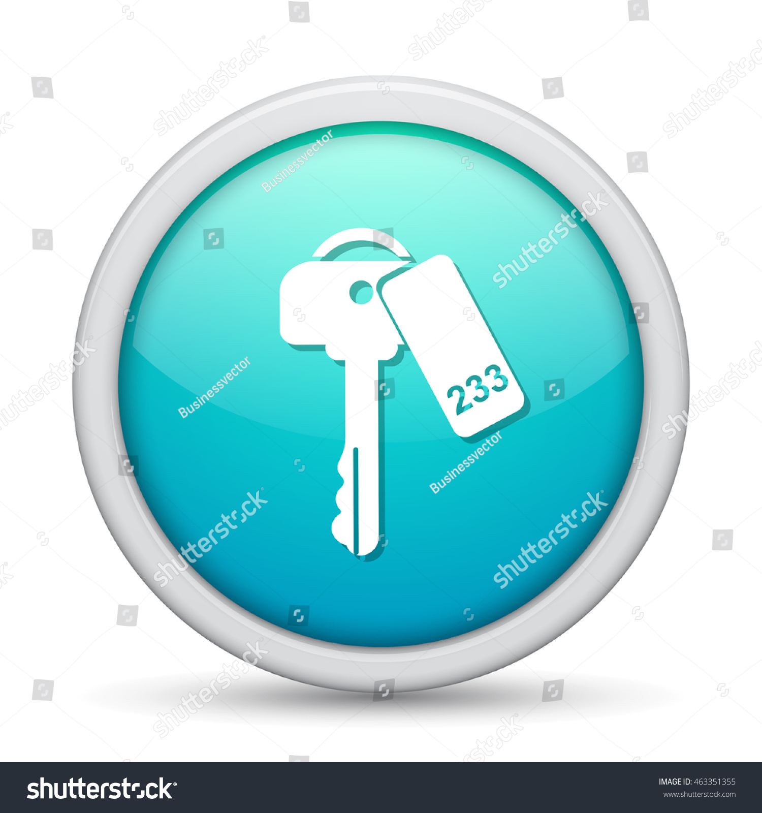 Room Key Icon Stock Vector (Royalty Free) 463351355