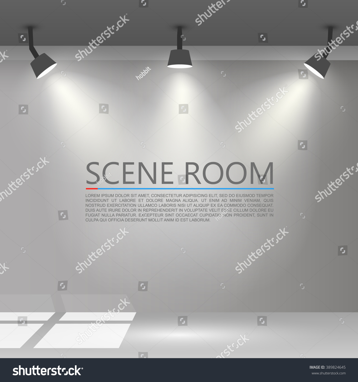 Room Light Source Vector Illustration Stock Vector (Royalty Free ...