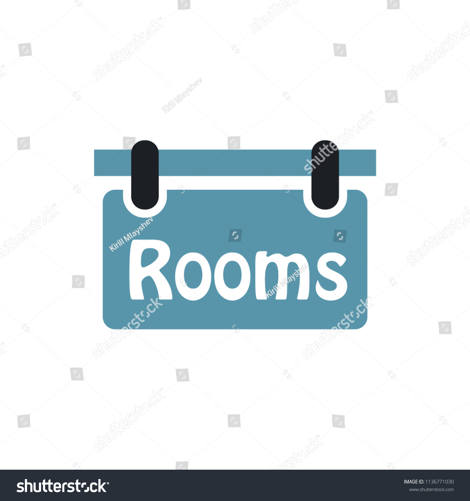 Rooms Vector Icon Stock Vector (Royalty Free) 1136771030 | Shutterstock