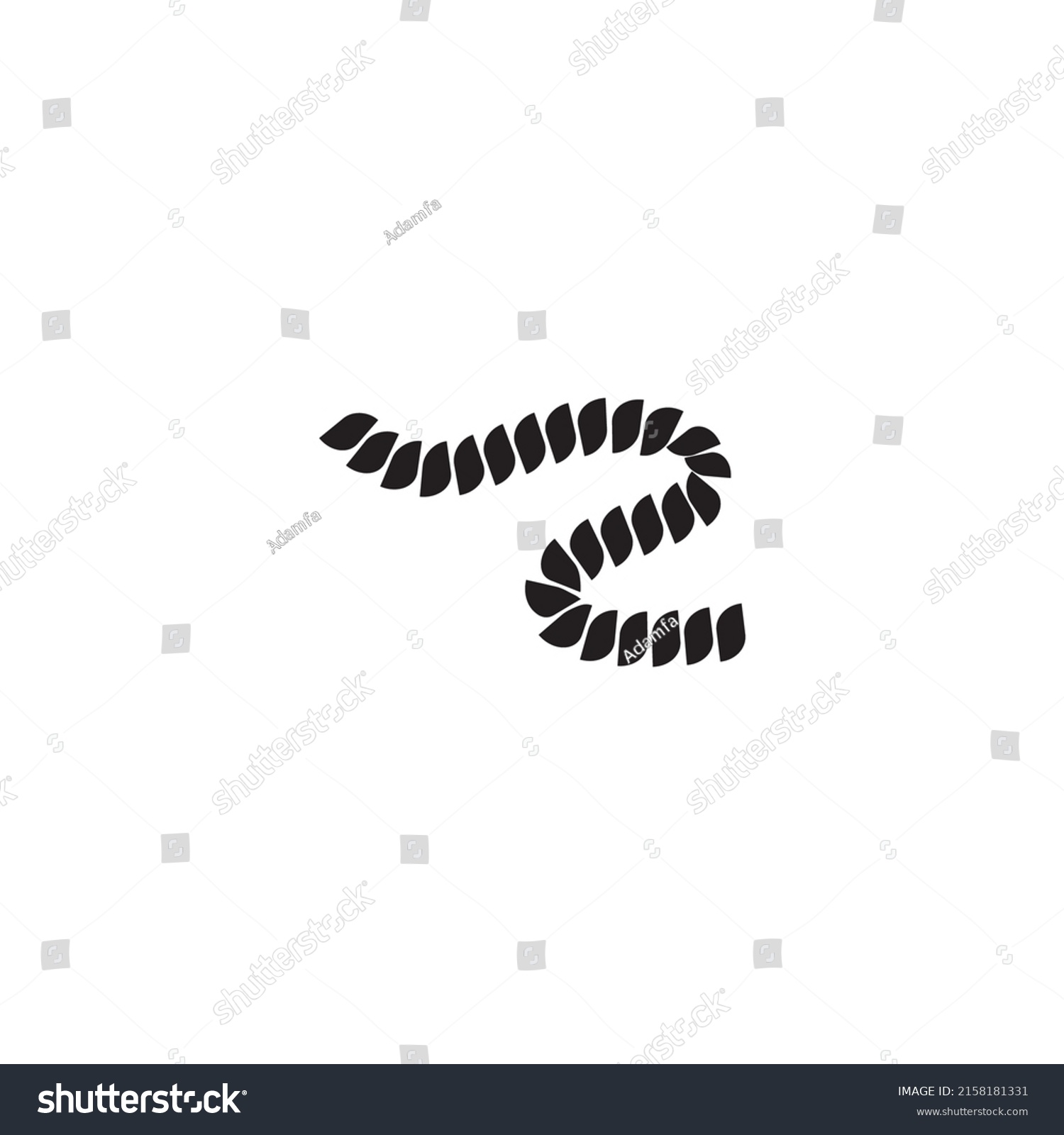 Rope Icon Logo Free Vector Design Stock Vector (Royalty Free ...