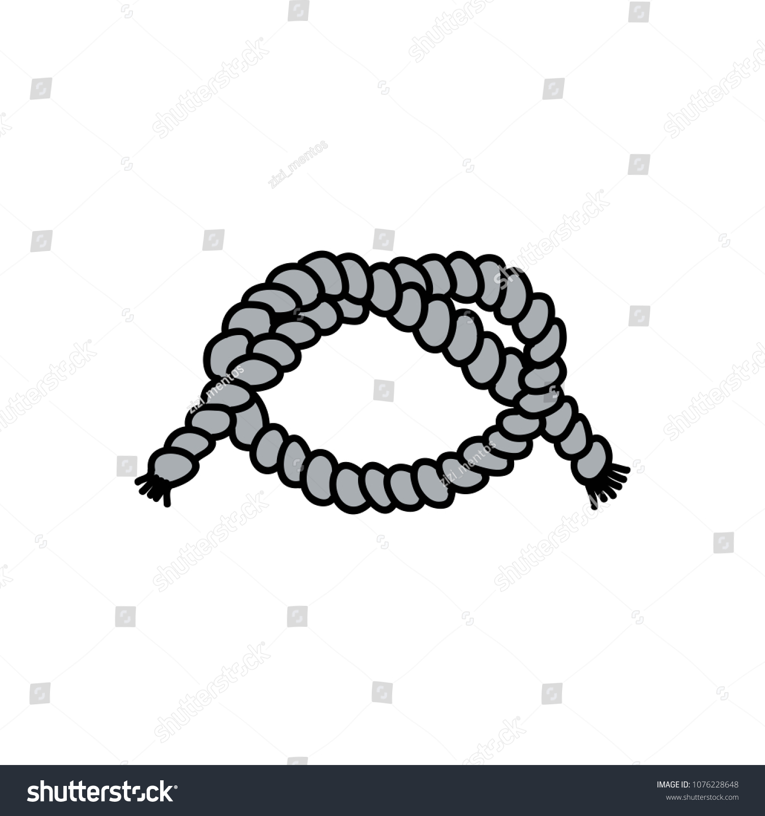 Rope Knot Doodle Icon Stock Vector (Royalty Free) 1076228648 | Shutterstock