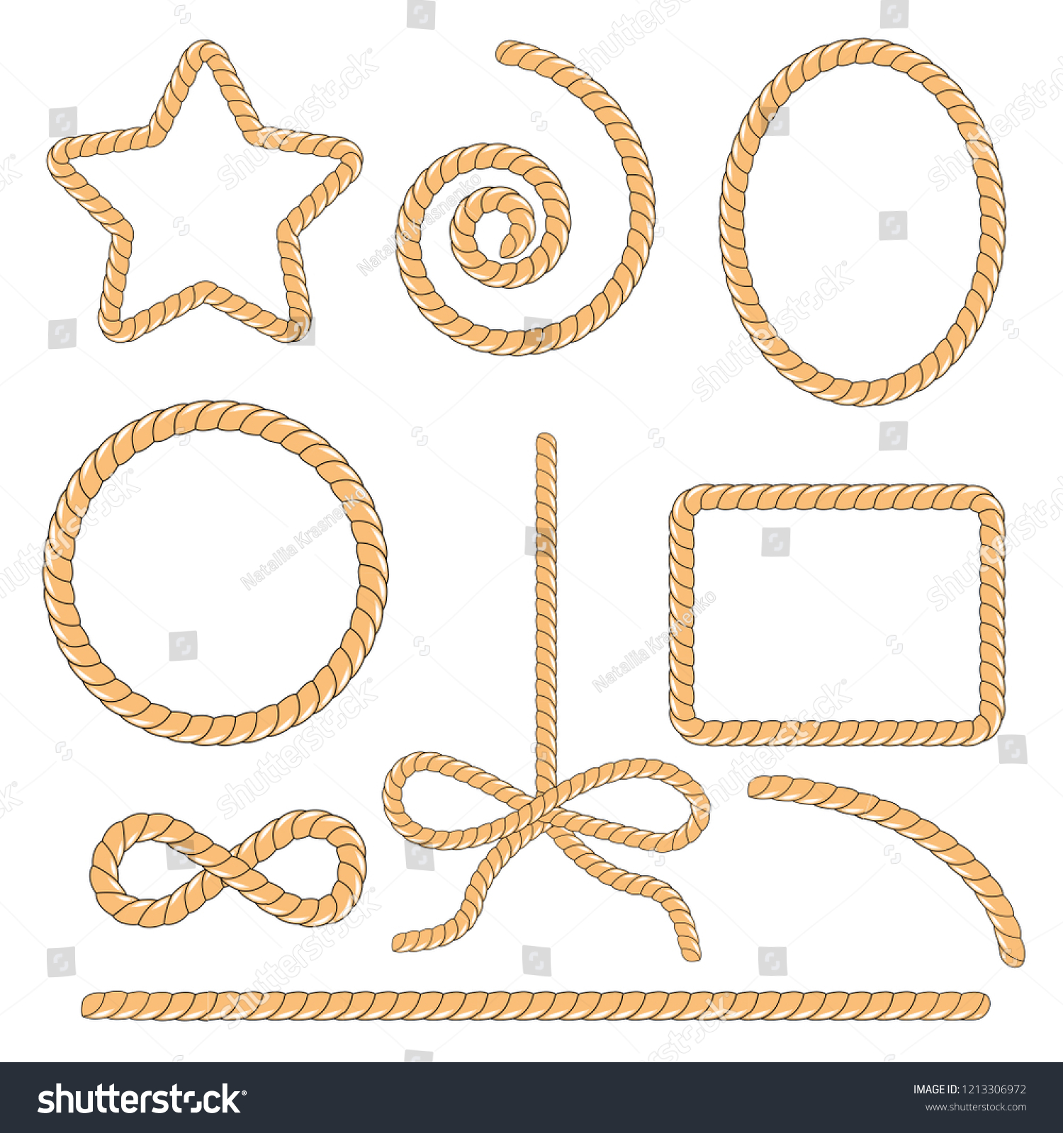 Rope Knot Vector Illustration: เวกเตอร์สต็อก (ปลอดค่าลิขสิทธิ์ ...