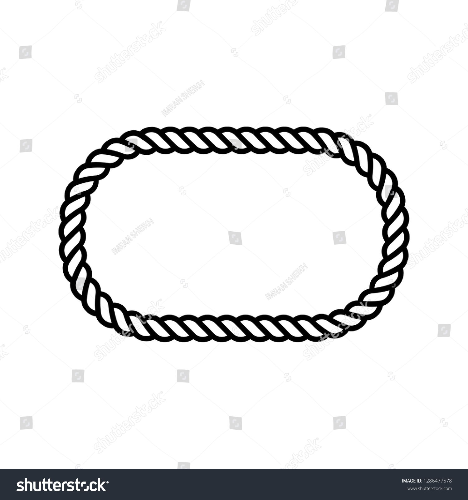 Rope Silhouette Vector Collection: vector de stock (libre de regalías ...