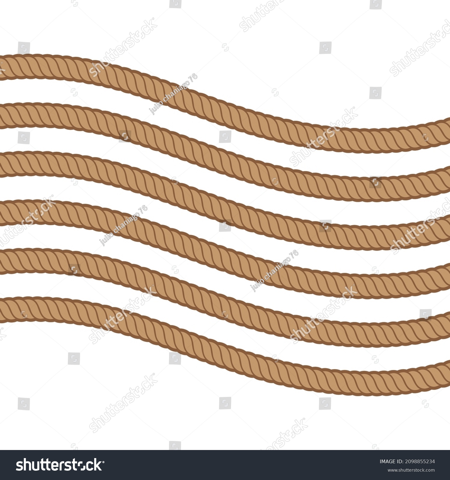Rope Vector Illustration Element Design Template Stock Vector (Royalty ...