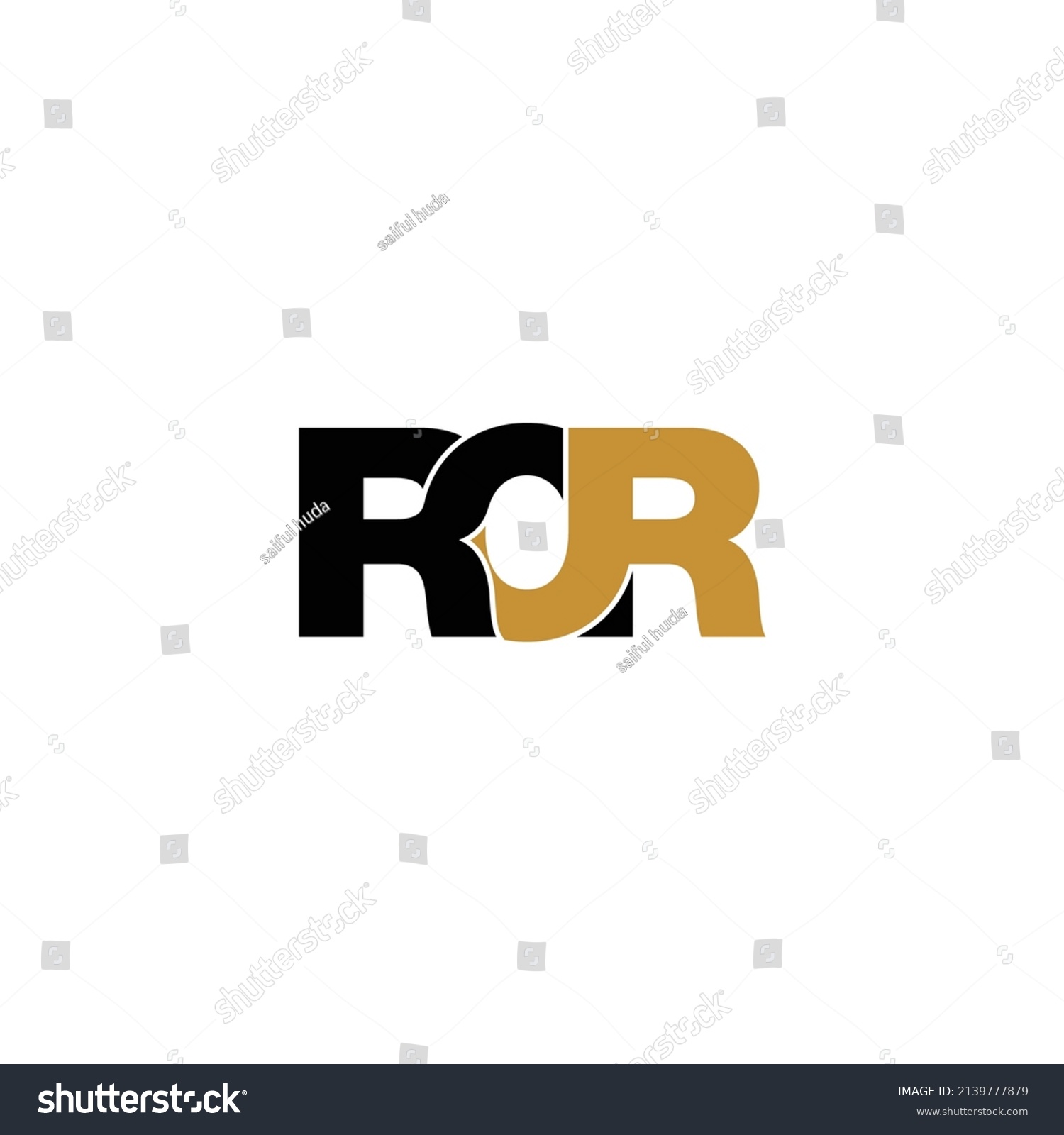 Ror Letter Monogram Logo Design Vector Stock Vector (Royalty Free ...