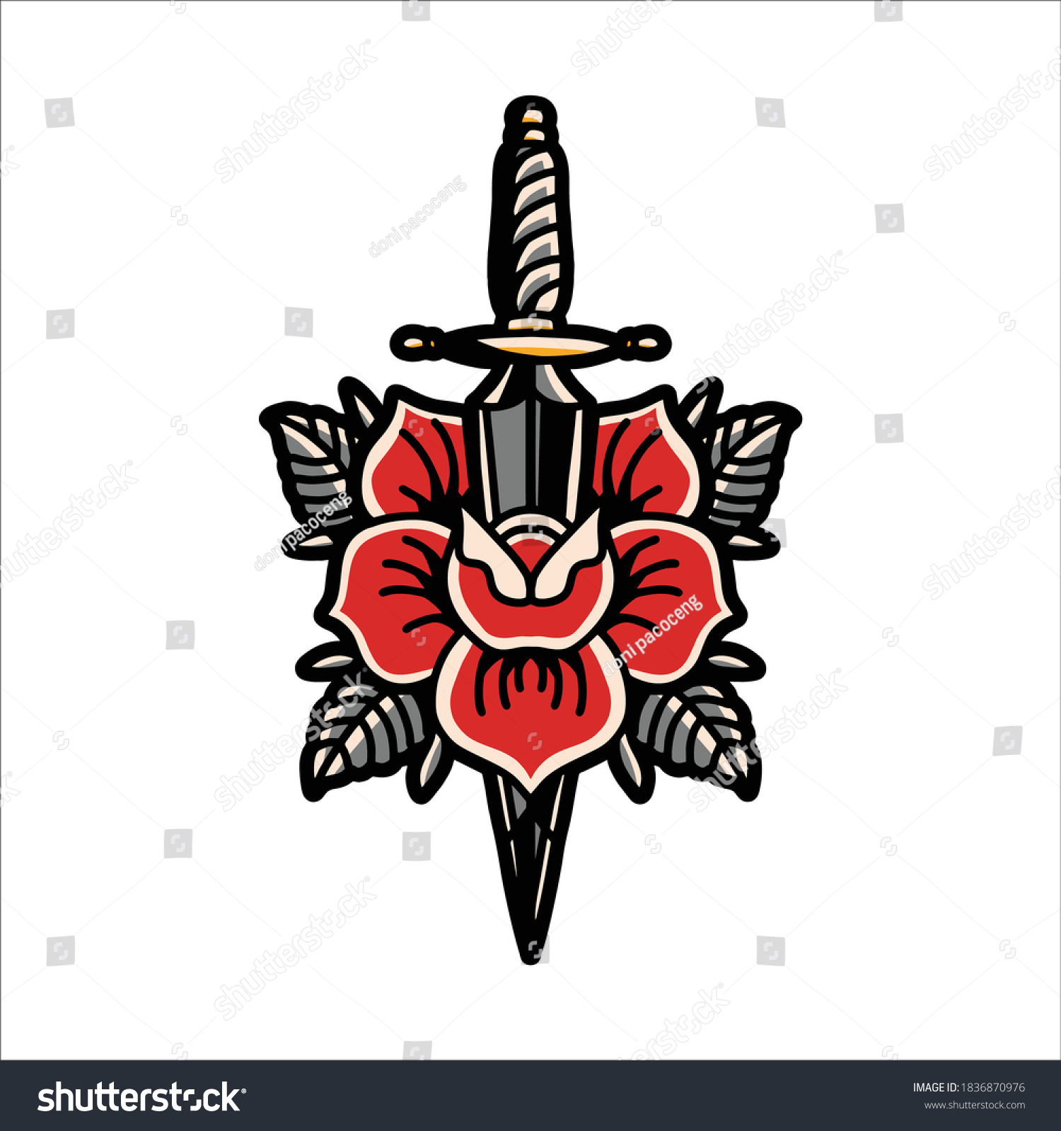 2,316 imágenes de Dagger with rose - Imágenes, fotos y vectores de ...