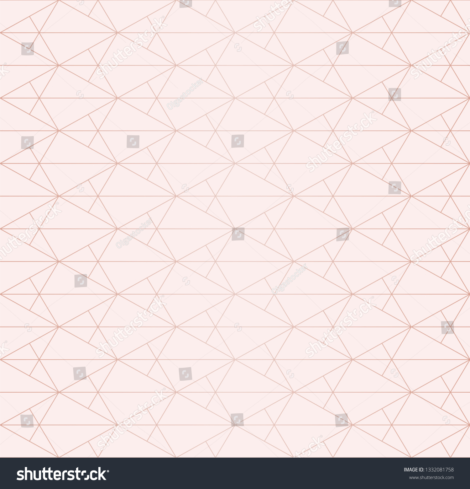 Rose Gold Pattern Vector Golden Geometric Stock Vector (Royalty Free ...
