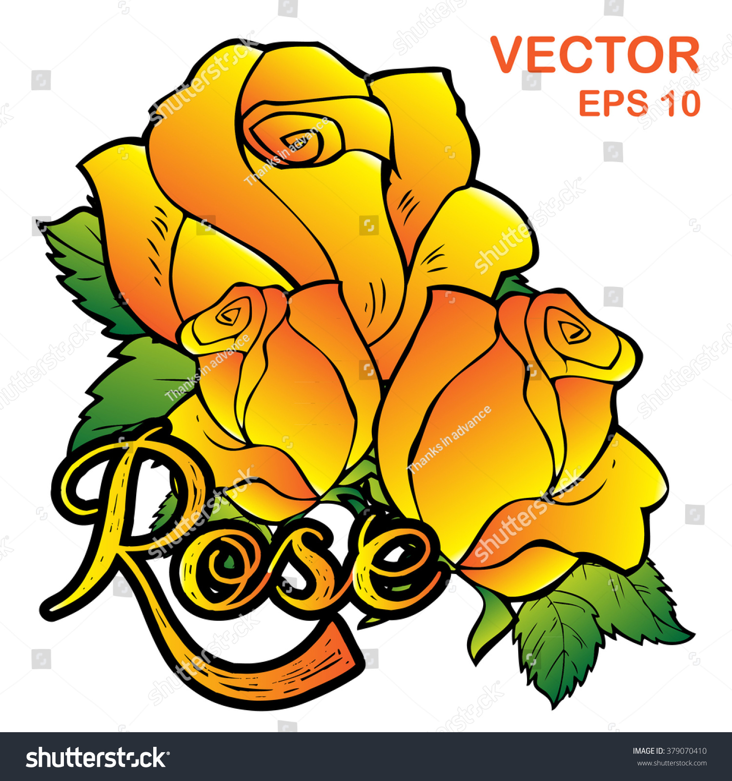 Rose Motifflower Design Elements Vector: เวกเตอร์สต็อก (ปลอดค่า ...
