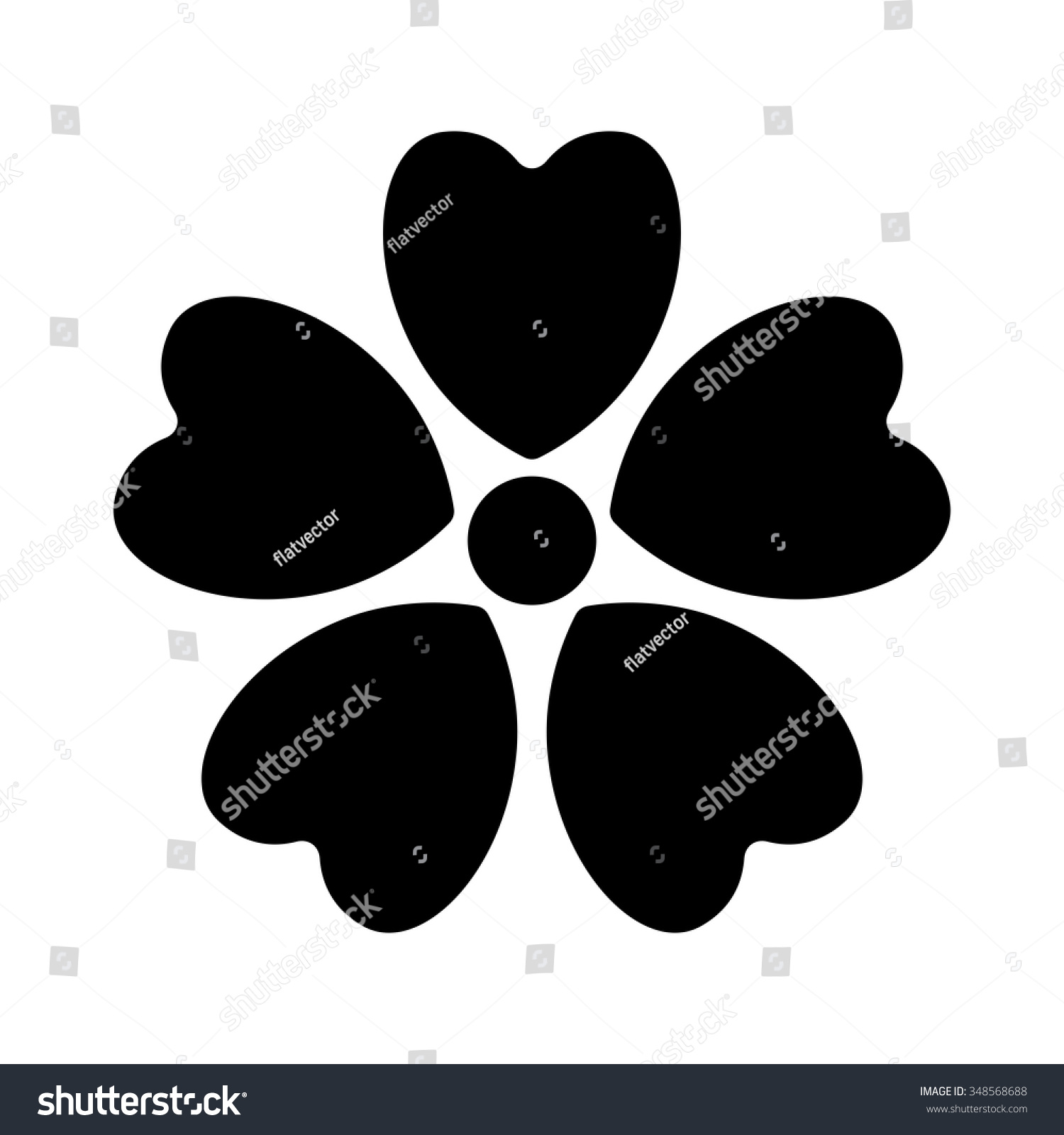 Rose Sign Stock Vector (Royalty Free) 348568688 | Shutterstock