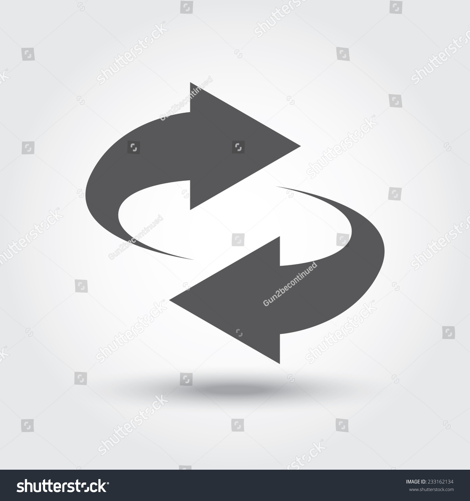 Rotate Arrow Icon: เวกเตอร์สต็อก (ปลอดค่าลิขสิทธิ์) 233162134 ...