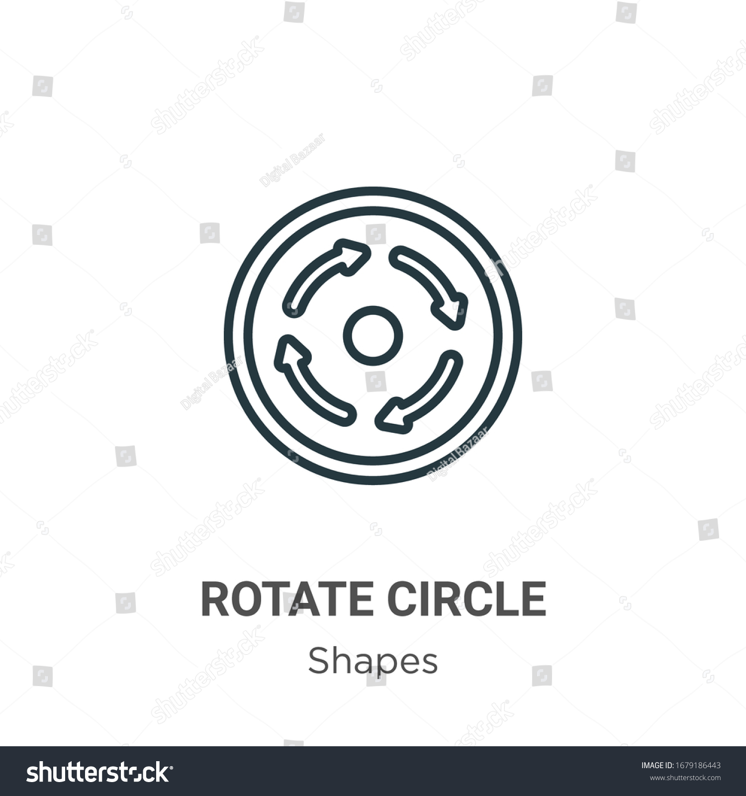 Rotate Circle Outline Vector Icon Thin: เวกเตอร์สต็อก (ปลอดค่าลิขสิทธิ์ ... Rotate Circle Outline Vector Icon Thin: เวกเตอร์สต็อก (ปลอดค่าลิขสิทธิ์ ...