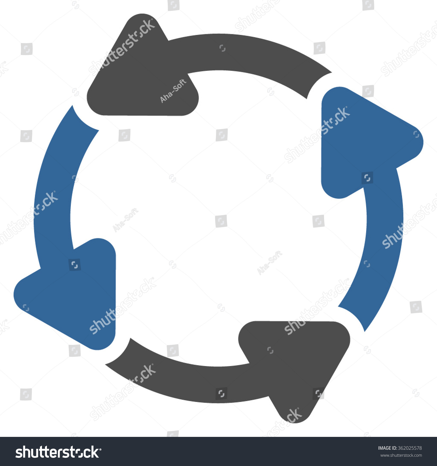 Rotate Cw Icon Stock Vector (Royalty Free) 362025578 | Shutterstock