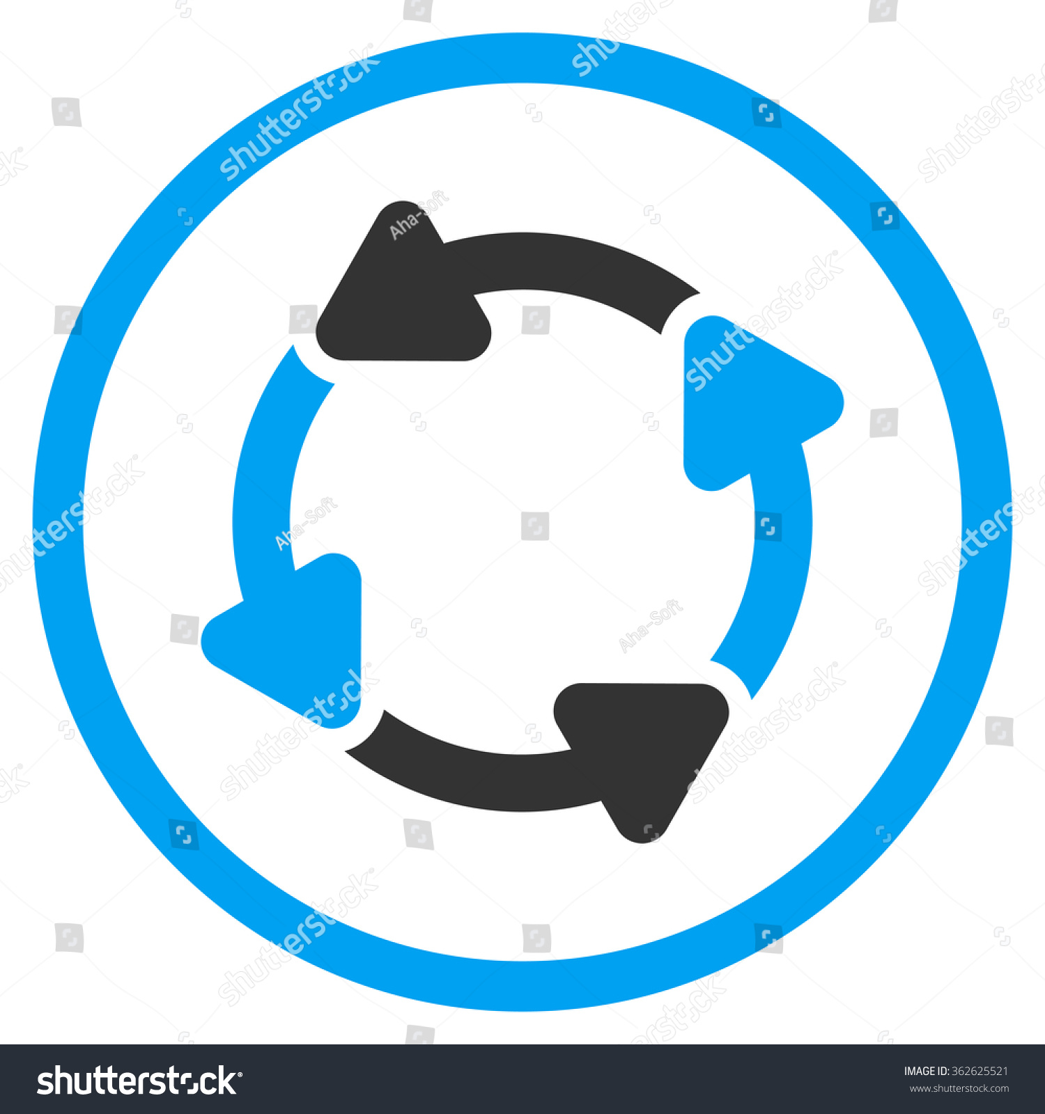 Rotate Cw Icon Stock Vector (Royalty Free) 362625521 | Shutterstock