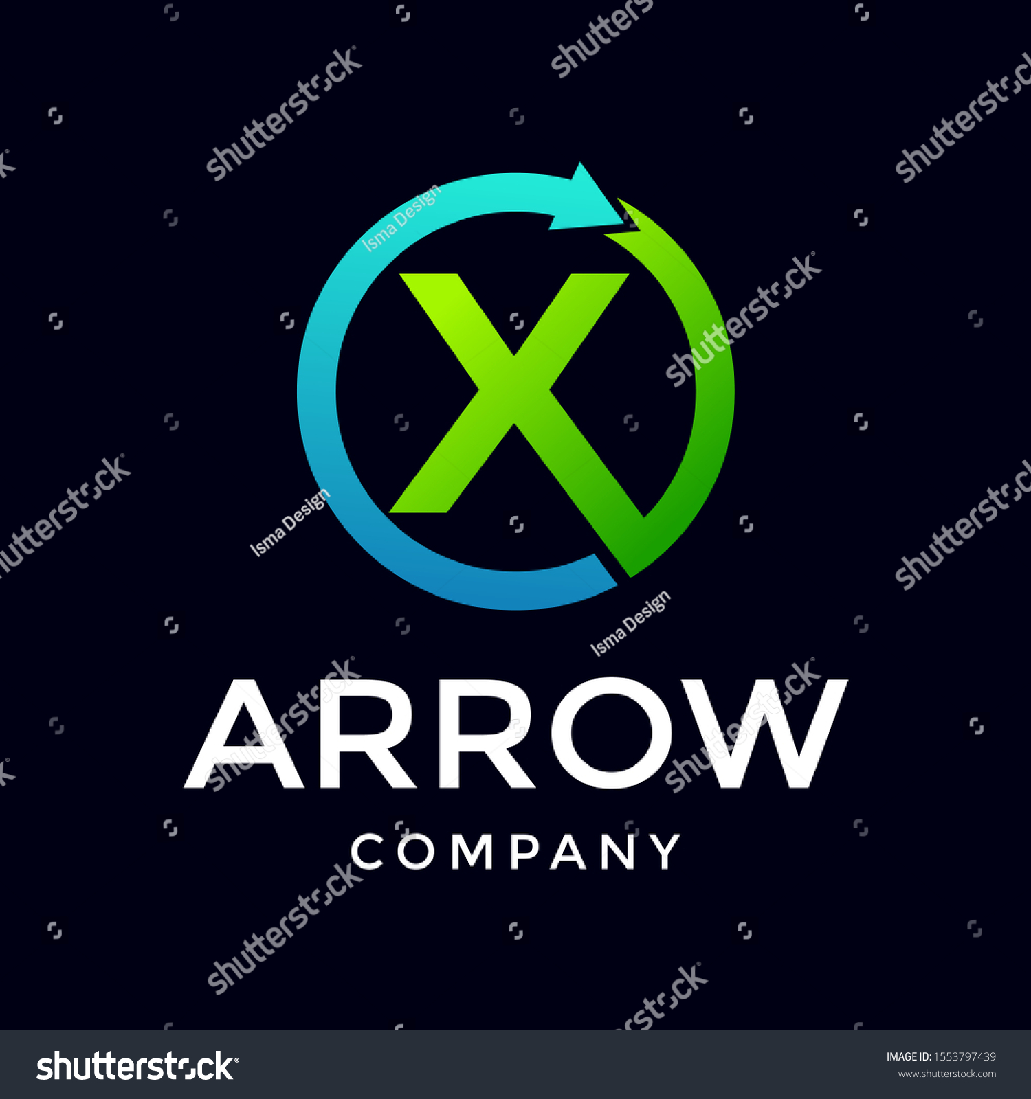 Rotate Letter Vector Logo Template This Stock Vector (Royalty Free ...