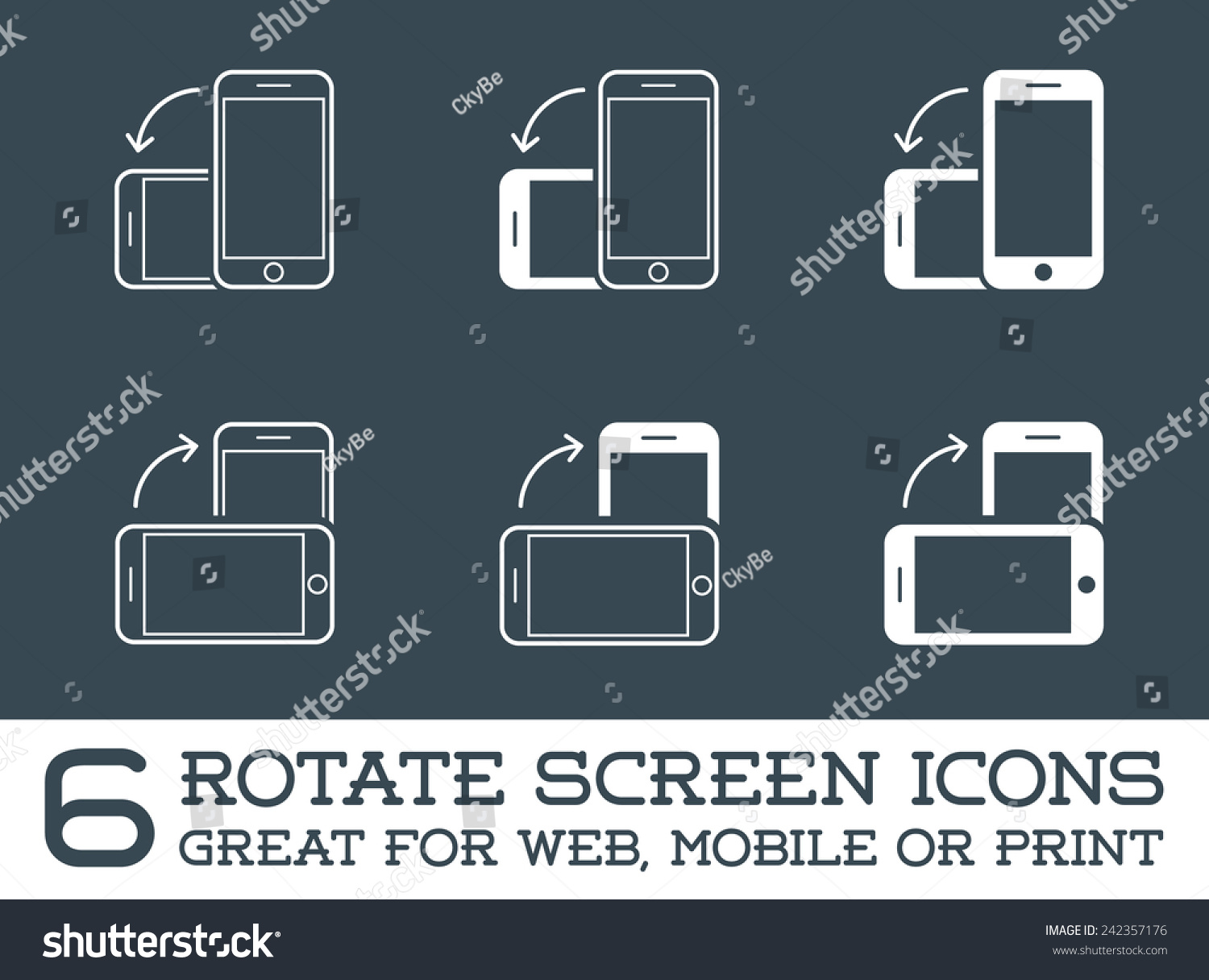 20 560 Imágenes De Rotate Device Icon Imágenes Fotos Y Vectores De