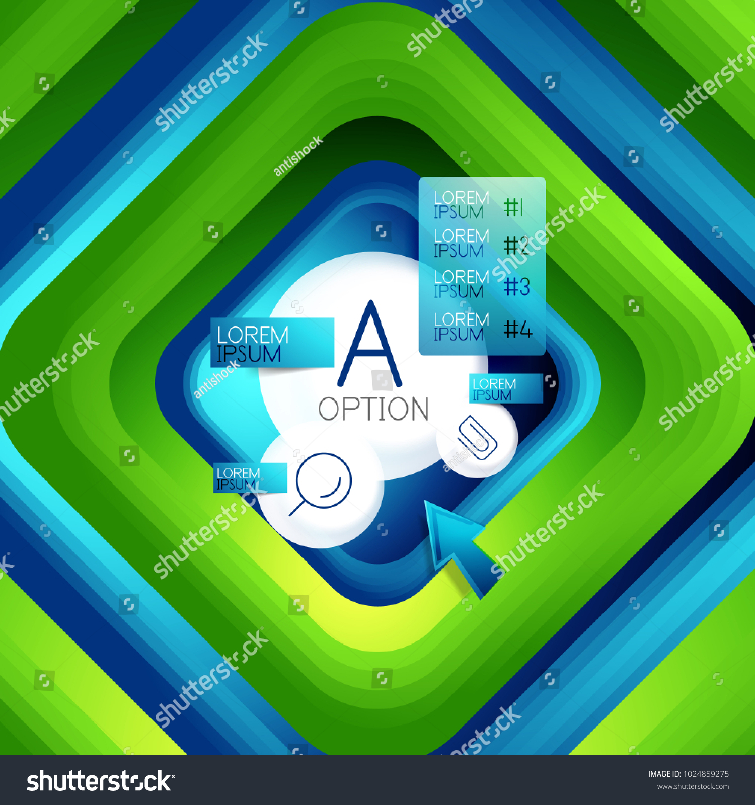 Rotating Swirl Square Background Color Rectangles Stock Vector (Royalty ...
