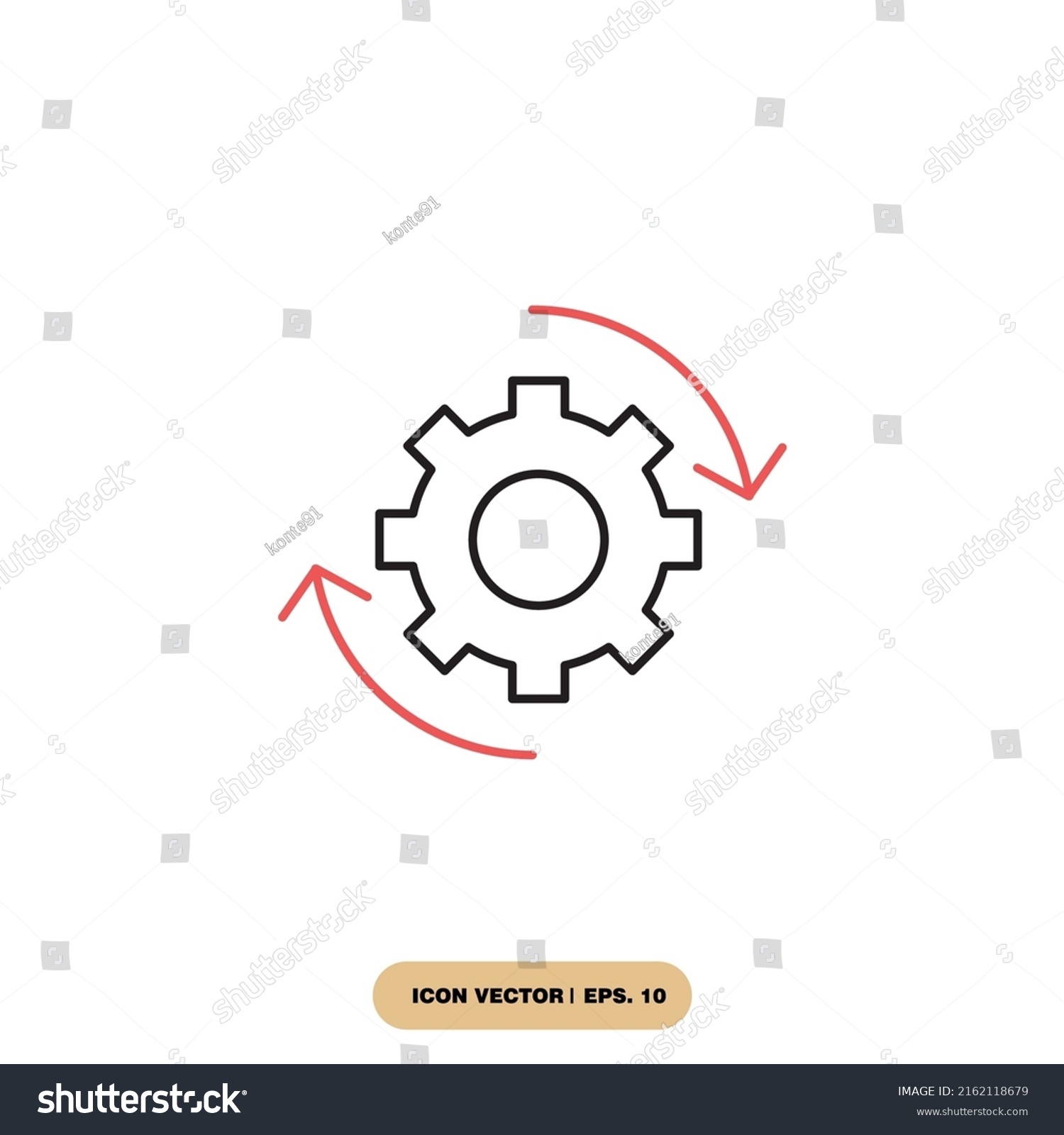 Rotation Icons Symbol Vector Elements Infographic Stock Vector (Royalty ...