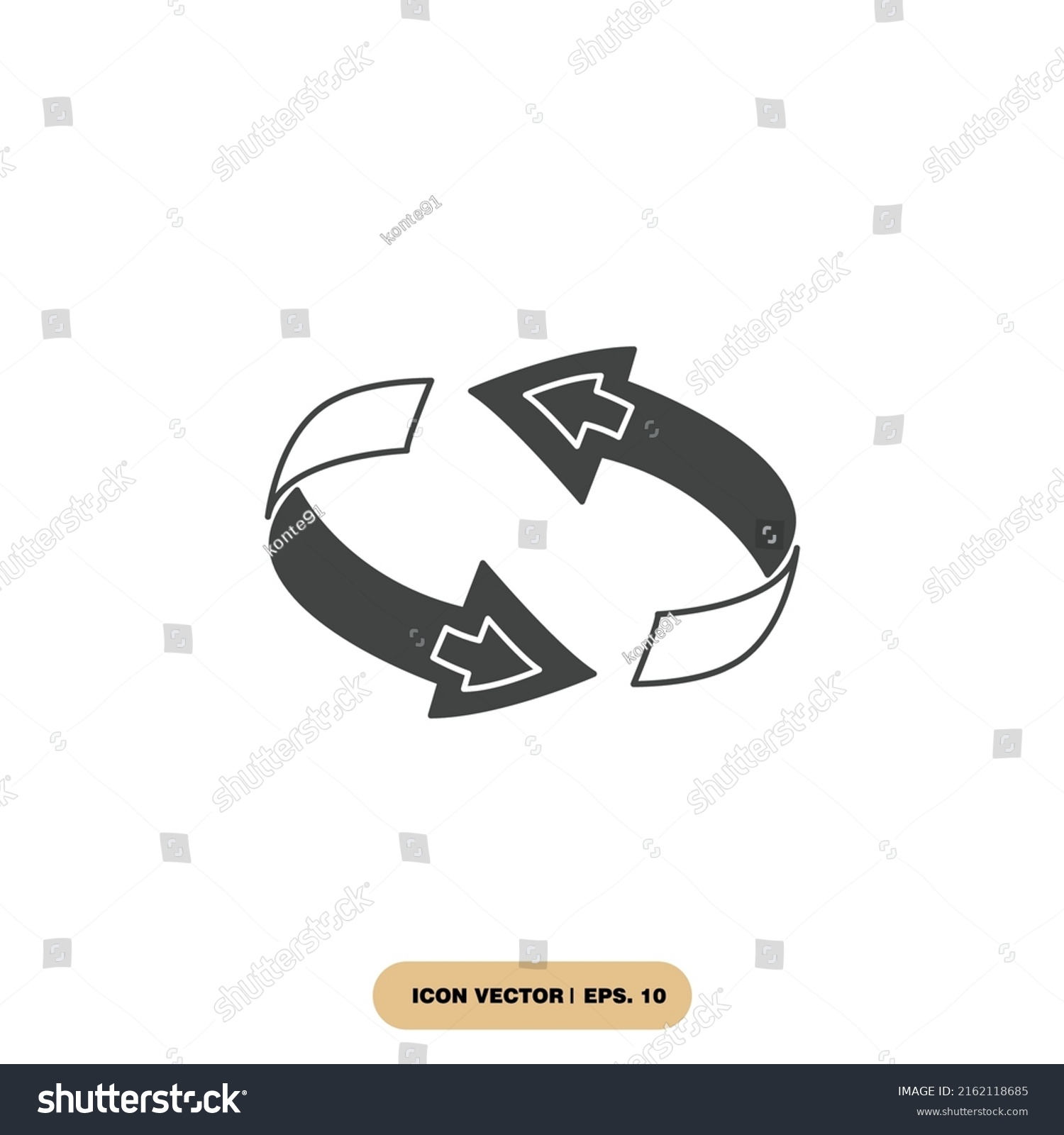 Rotation Icons Symbol Vector Elements Infographic Stock Vector (Royalty ...