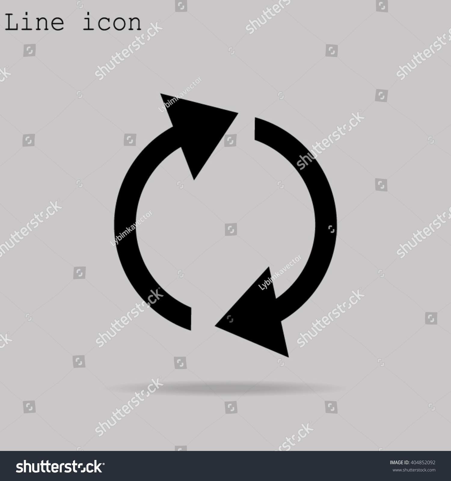 Rotation Pictogram Stock Vector (Royalty Free) 404852092 | Shutterstock