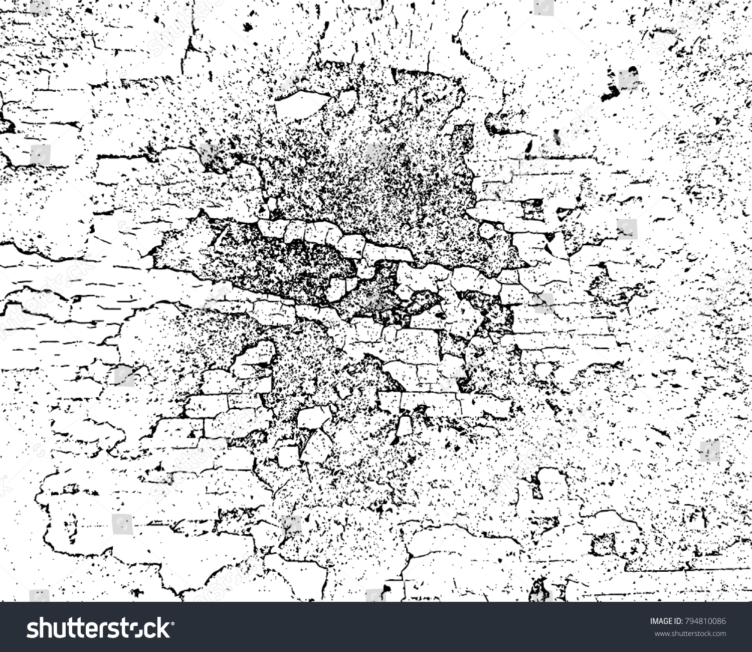 Rough Wall Texture Cracked Paint Vector: vector de stock (libre de ...