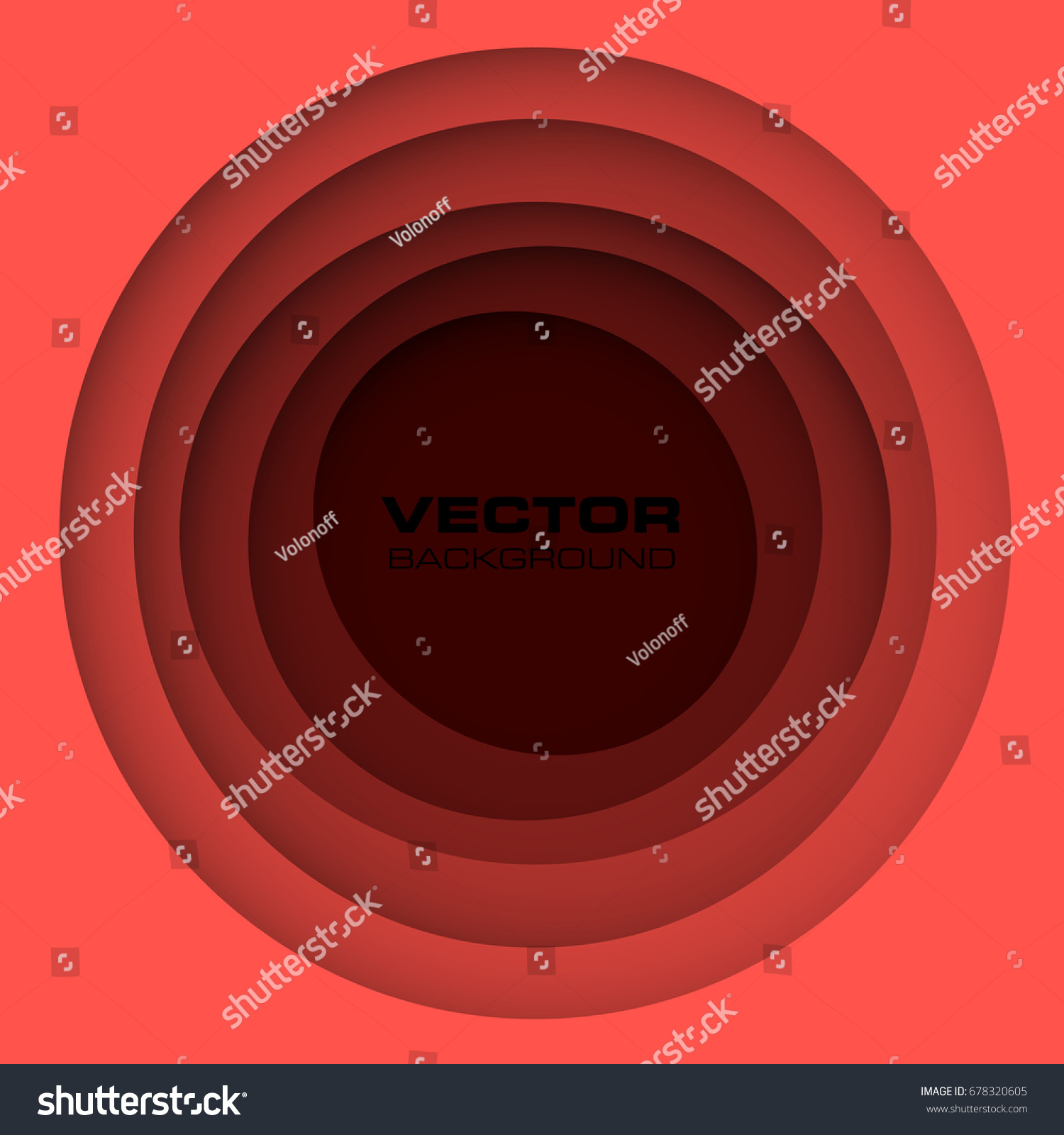 Round Banner Background Presentation Vector Circle Stock Vector ...