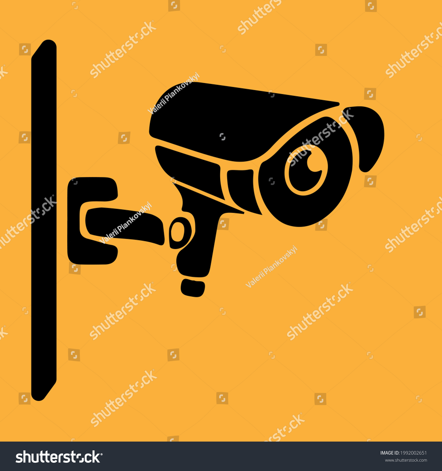 Round Cctv Camera Vector Graphics On Stock Vector (Royalty Free ...