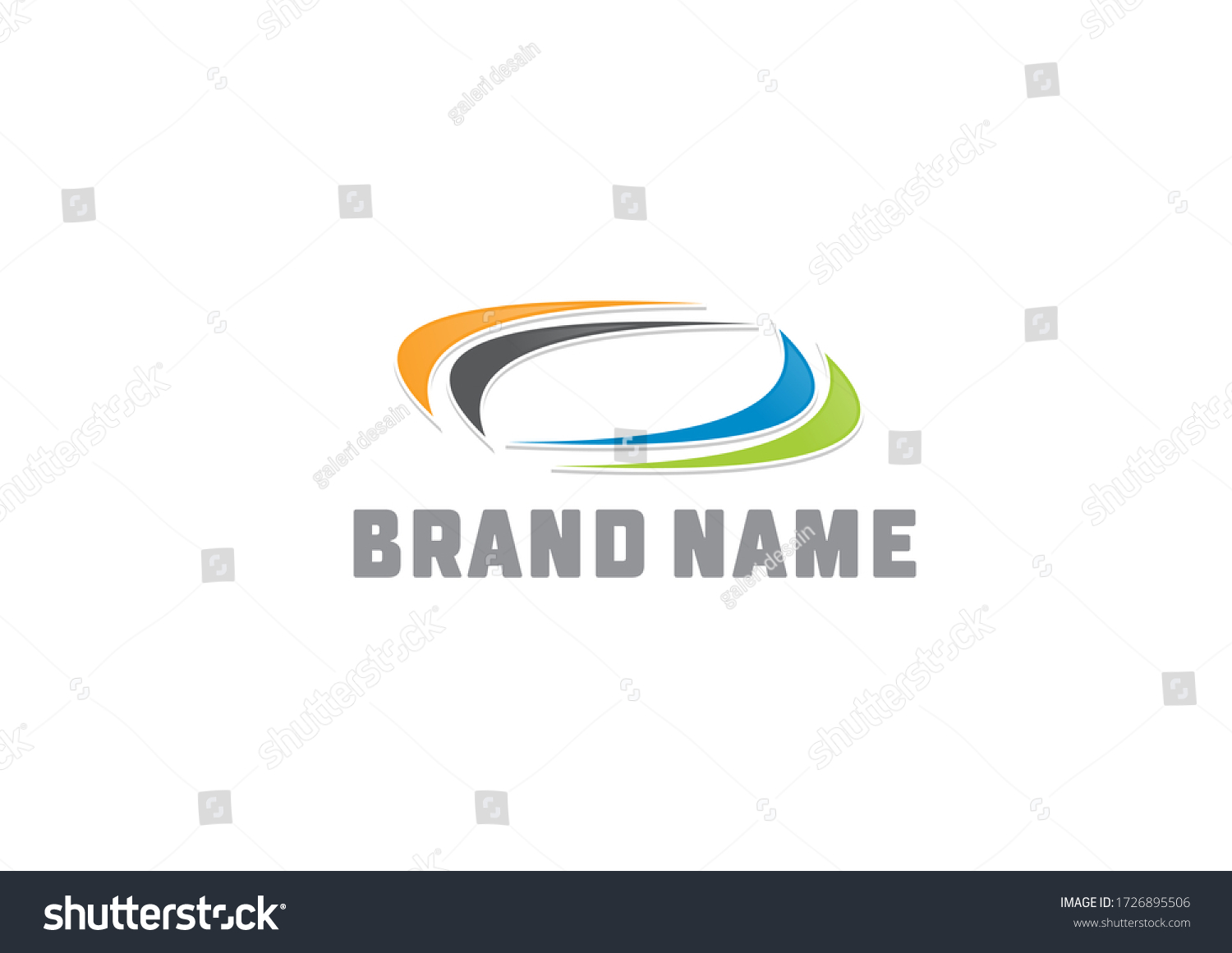 Round Circle Vector Brand Logo Design Stock Vector (Royalty Free ...