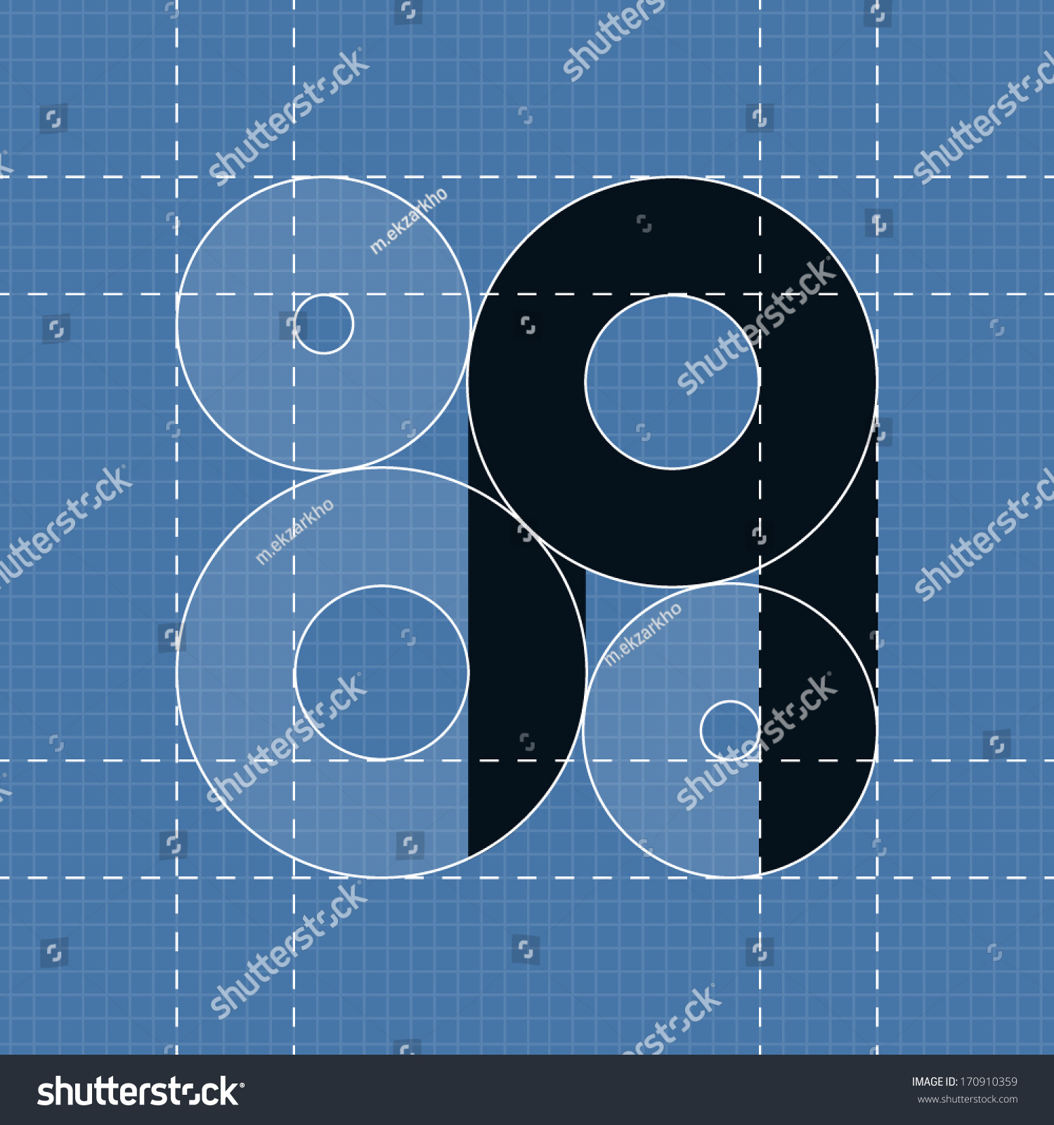 Round Engineering Font Symbol Stock Vector (Royalty Free) 170910359 ...