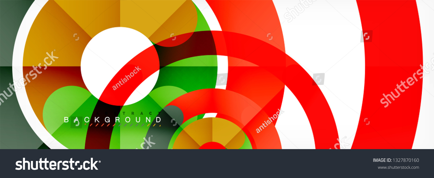 Round Linear Circle Shapes Background Vector Stock Vector (Royalty Free ...