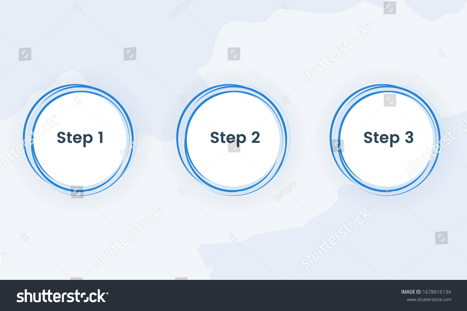 Round Shape Infographic On Soft Background Stock Vector (Royalty Free ...