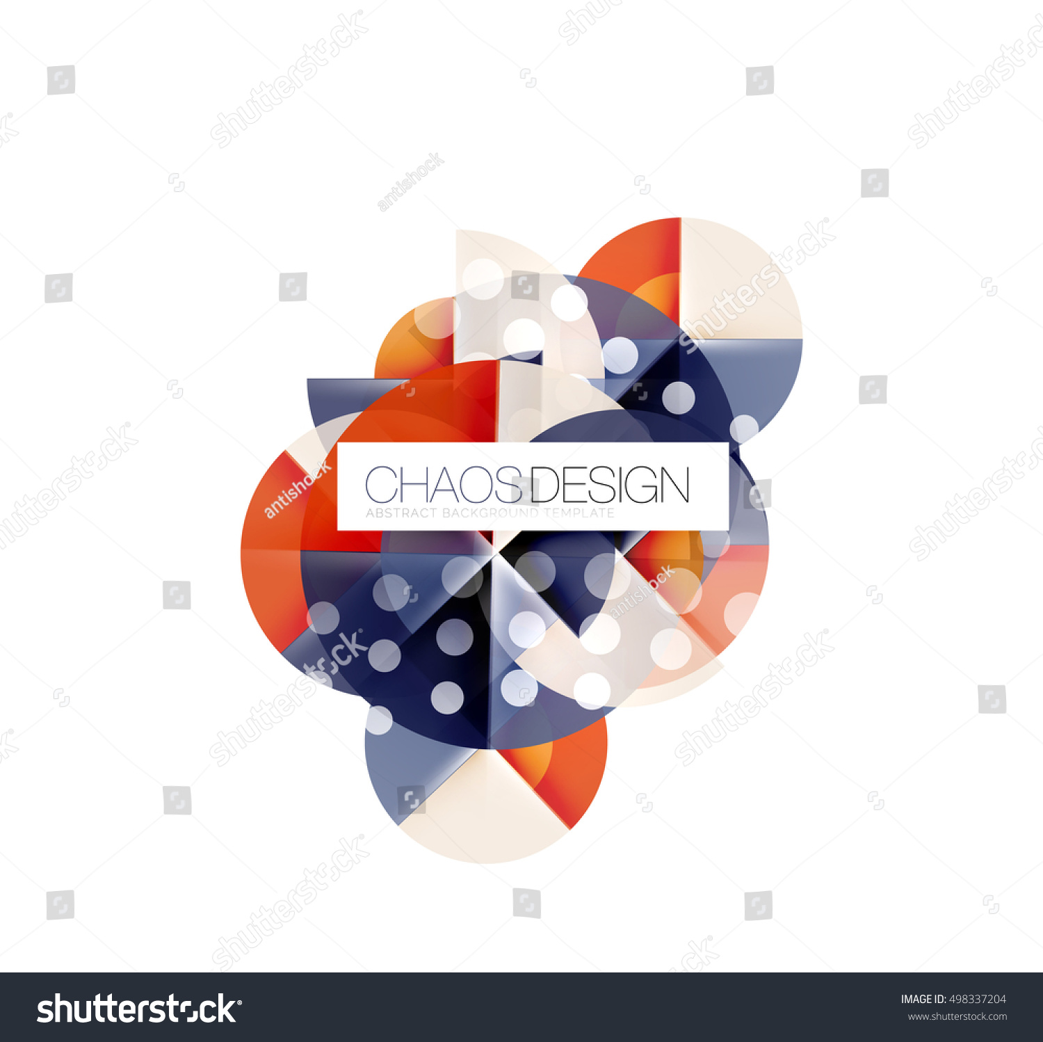 Round Shapes Vector Circle Banner Sample Stock Vector (Royalty Free ...